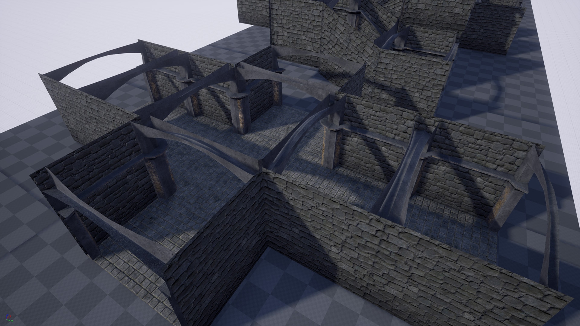 Modular Dungeon in Environments - UE Marketplace