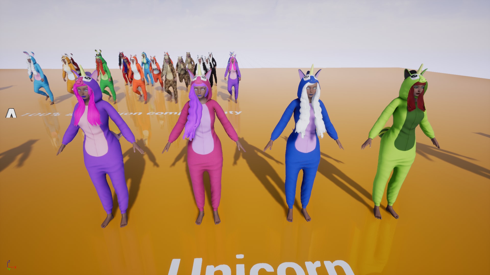 Girl Kigurumi Pack in Characters - UE Marketplace