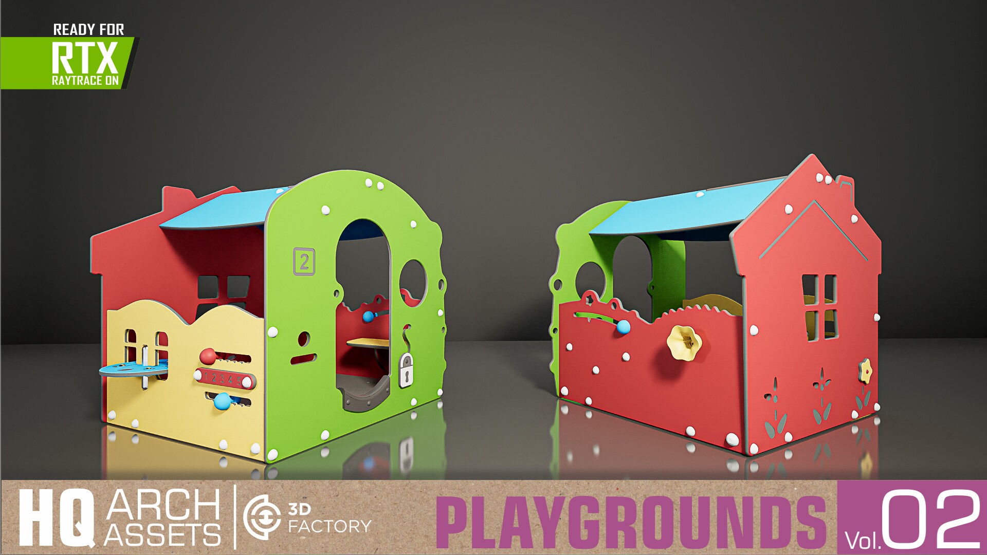 HQ Playgrounds Vol. 2 in Architectural Visualization - UE Marketplace
