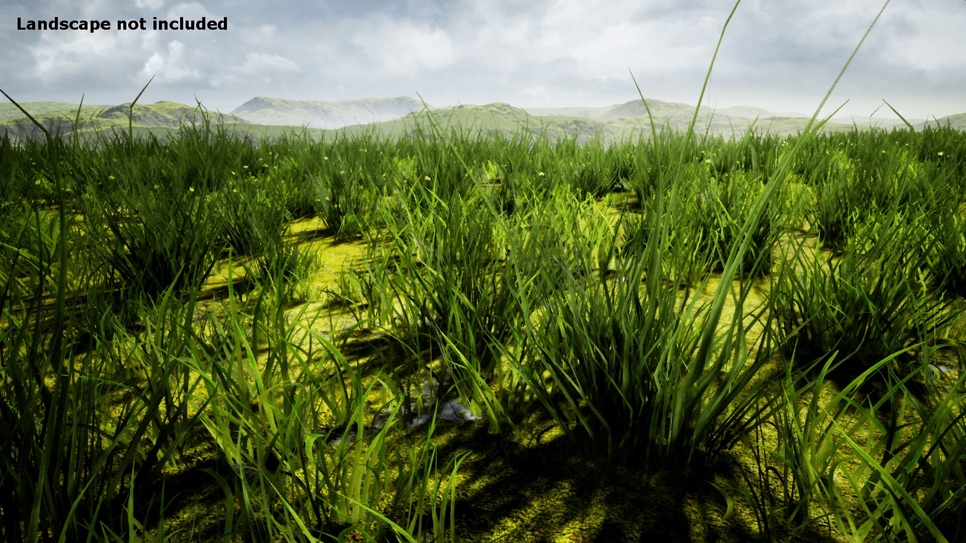 Reactive Grass Pack in Environments - UE Marketplace