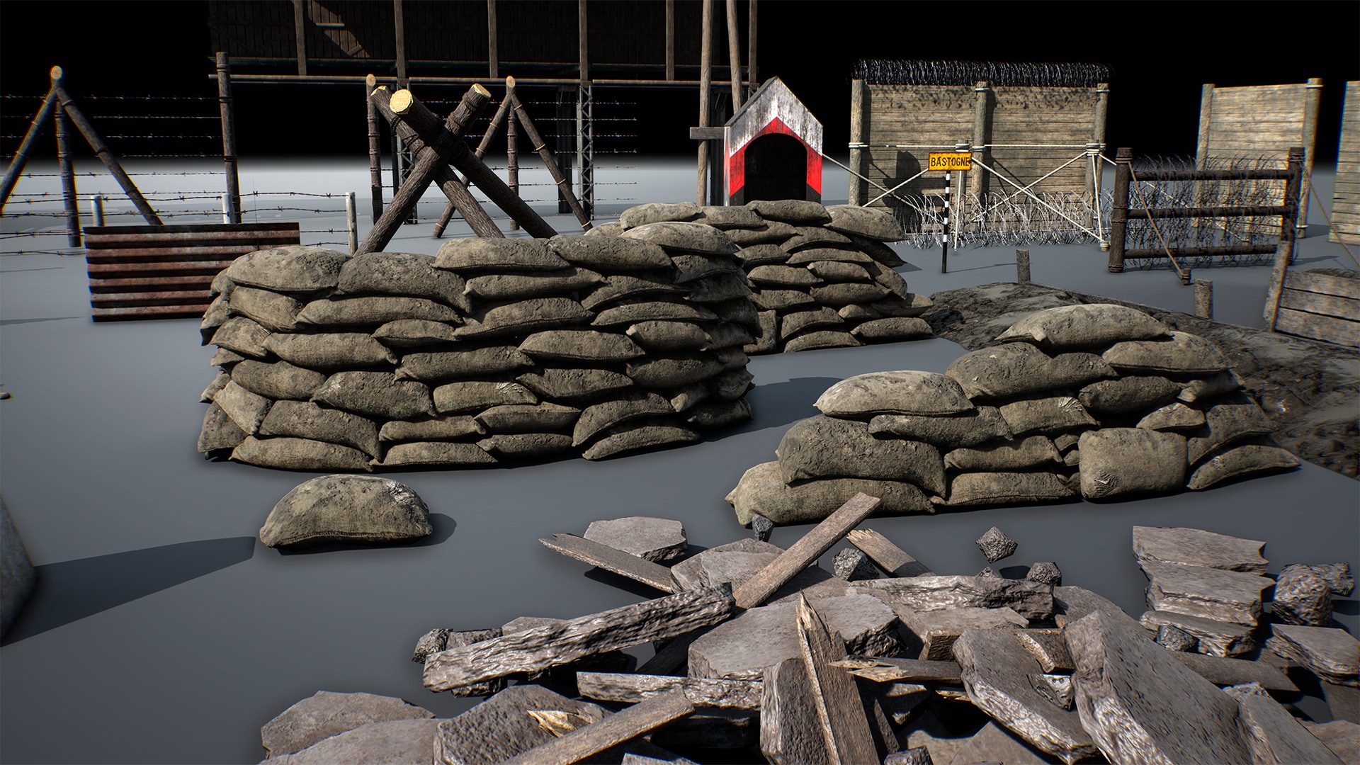 WW2 Battlefield Props Pack in Props - UE Marketplace