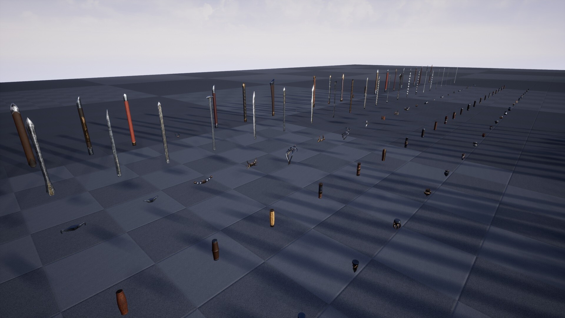 在武器创建的Modular one -handed swords v1.1 - 虚幻引擎商城