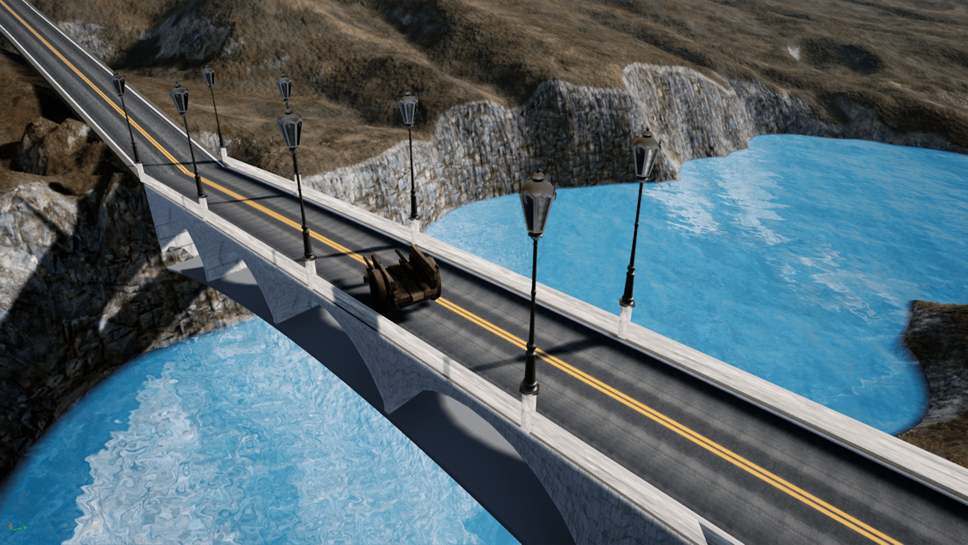 Procedural Arch Bridge in Code Plugins - UE Marketplace