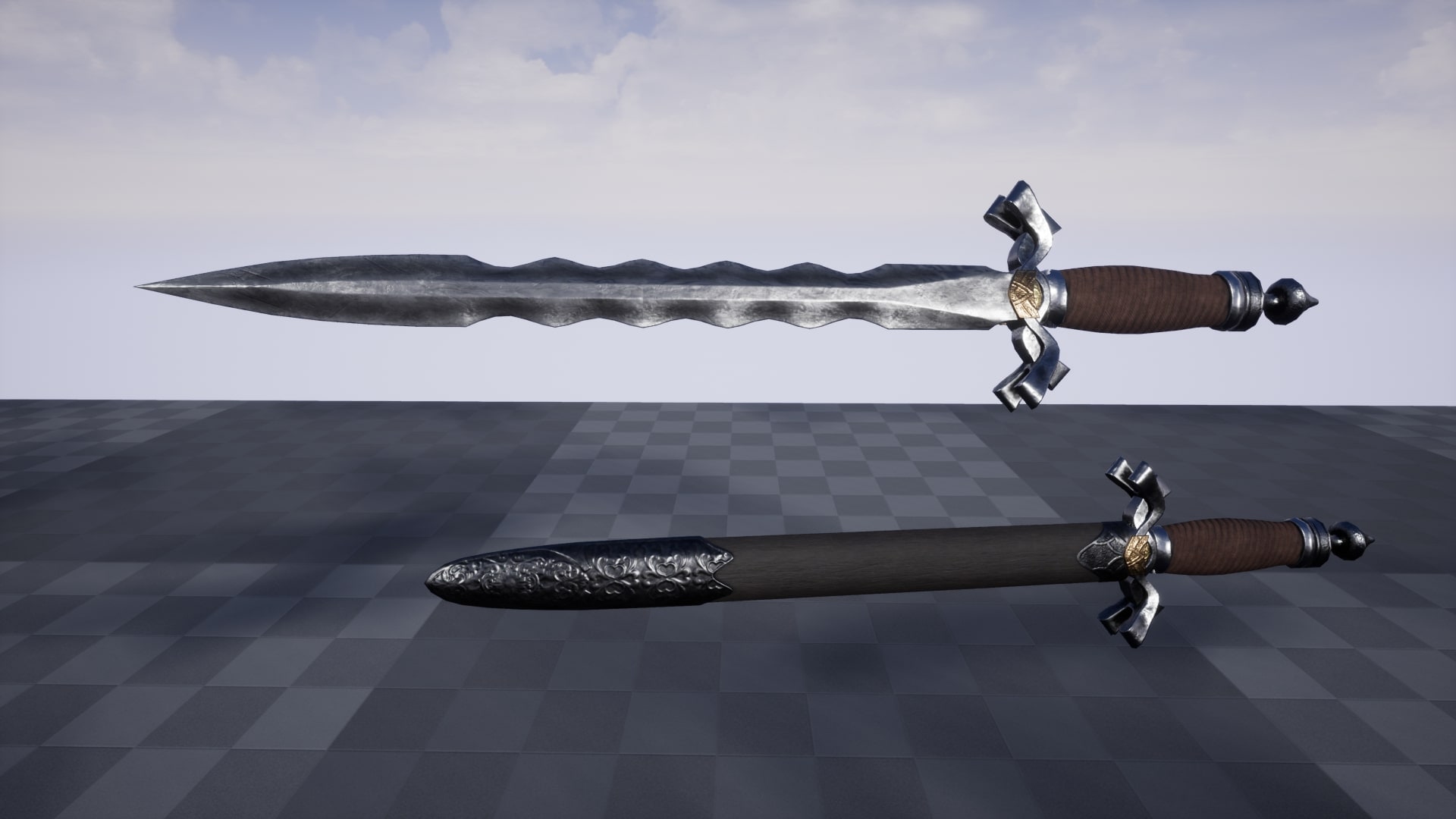 Modular one-handed short swords set part 1 in Weapons - UE Marketplace