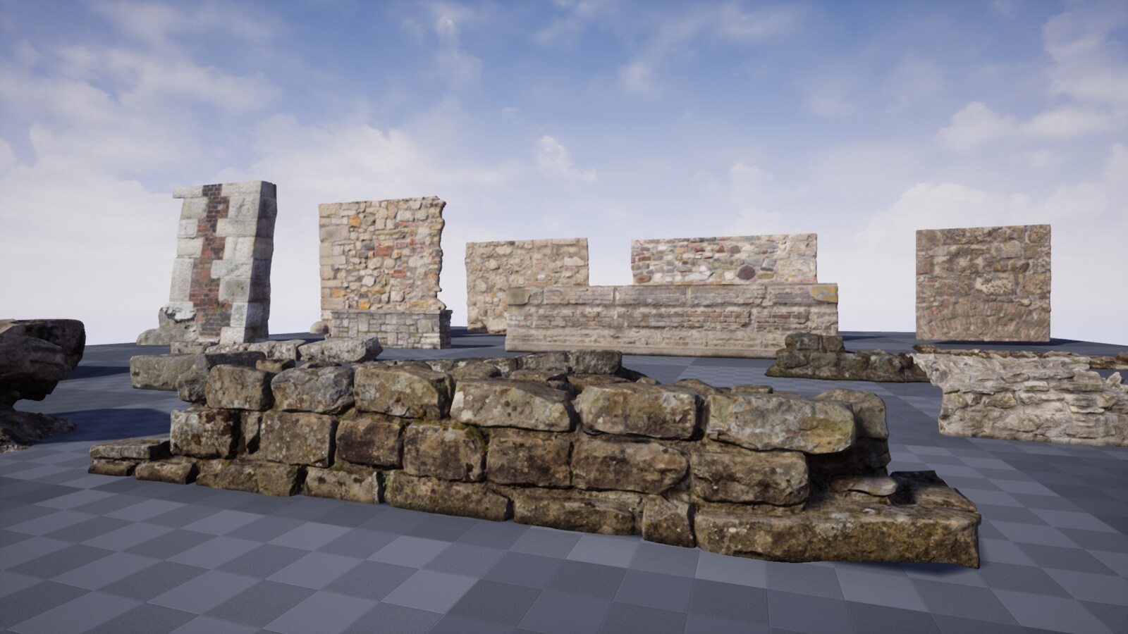 Megascans - Castle Wall Vol. 1 in Props - UE Marketplace