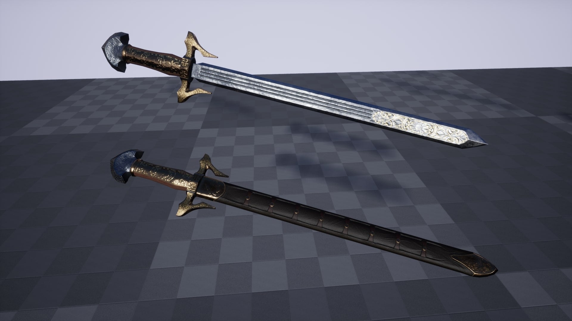 Modular one hand swords set part 2 in Weapons - UE Marketplace
