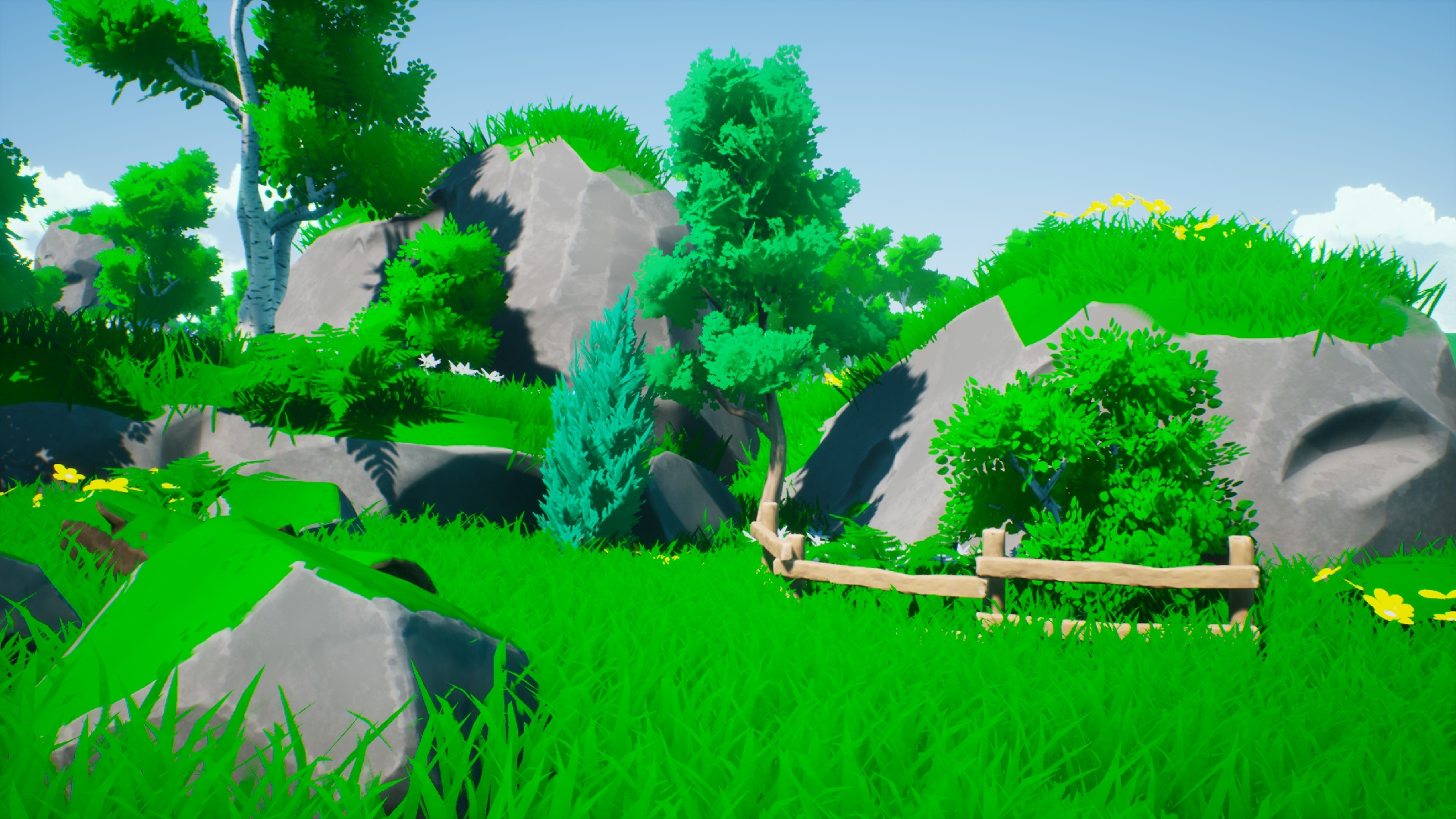 Stylized Forest Landscape + Low poly Forest Vol.1 + Vol.2 in ...