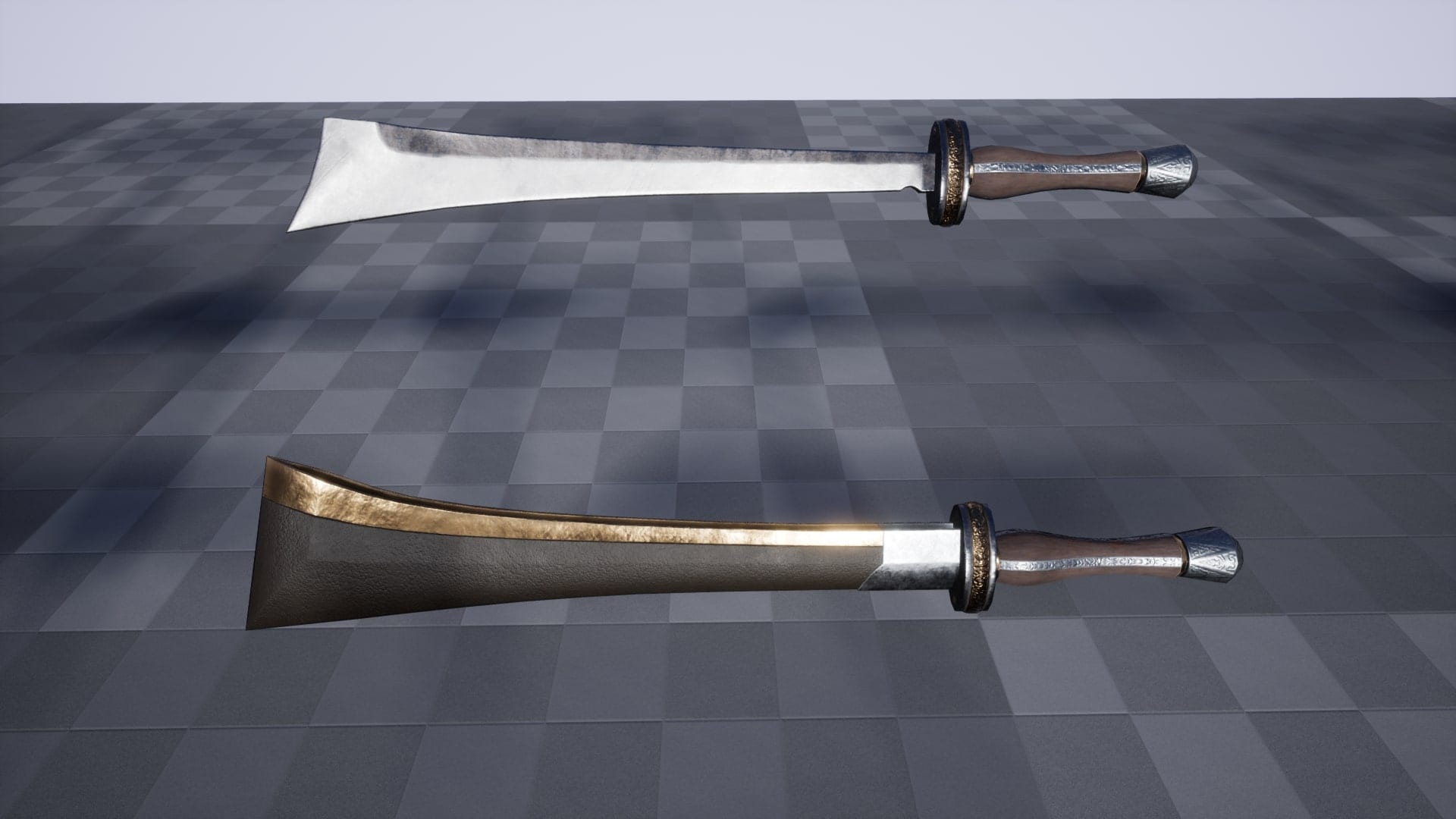 Modular one-handed short swords set part 3 in Weapons - UE Marketplace