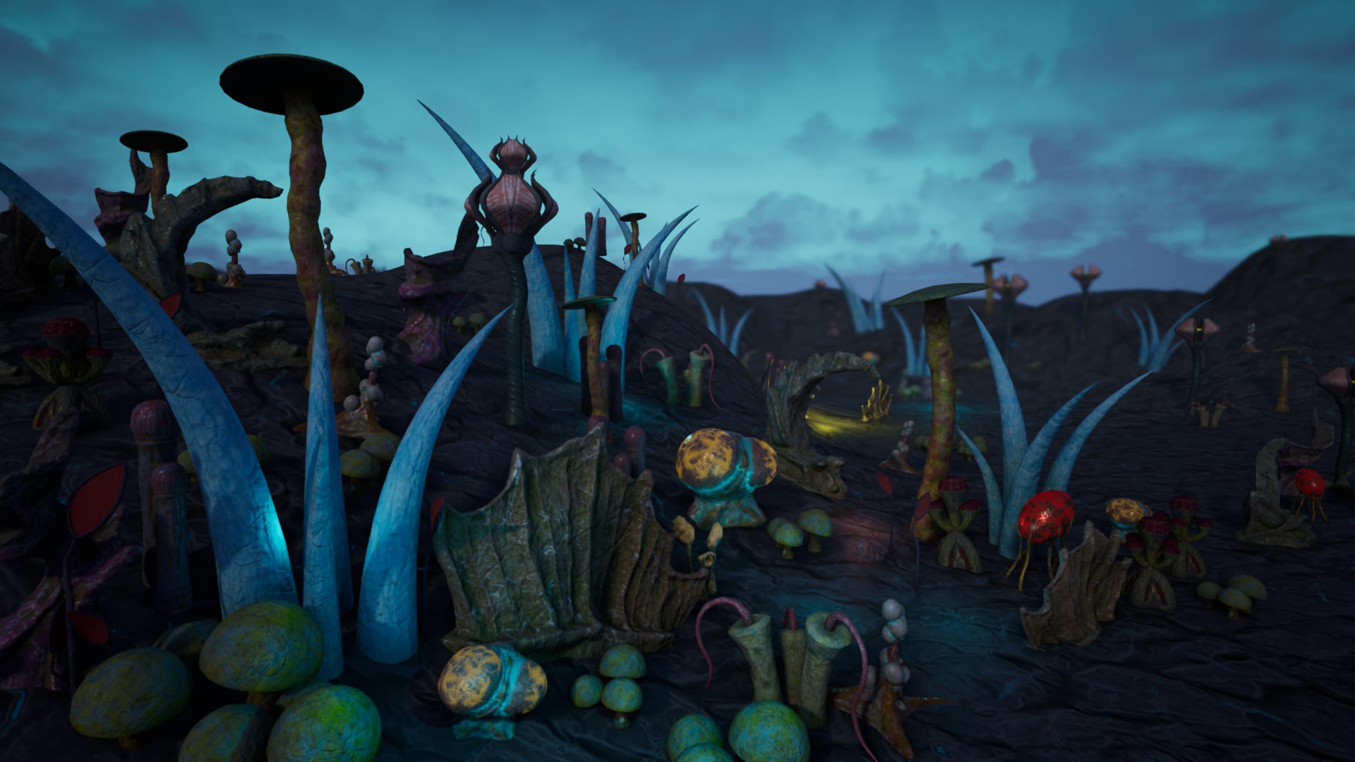 Alien Flora Pack, 카테고리 배경 - UE 마켓플레이스