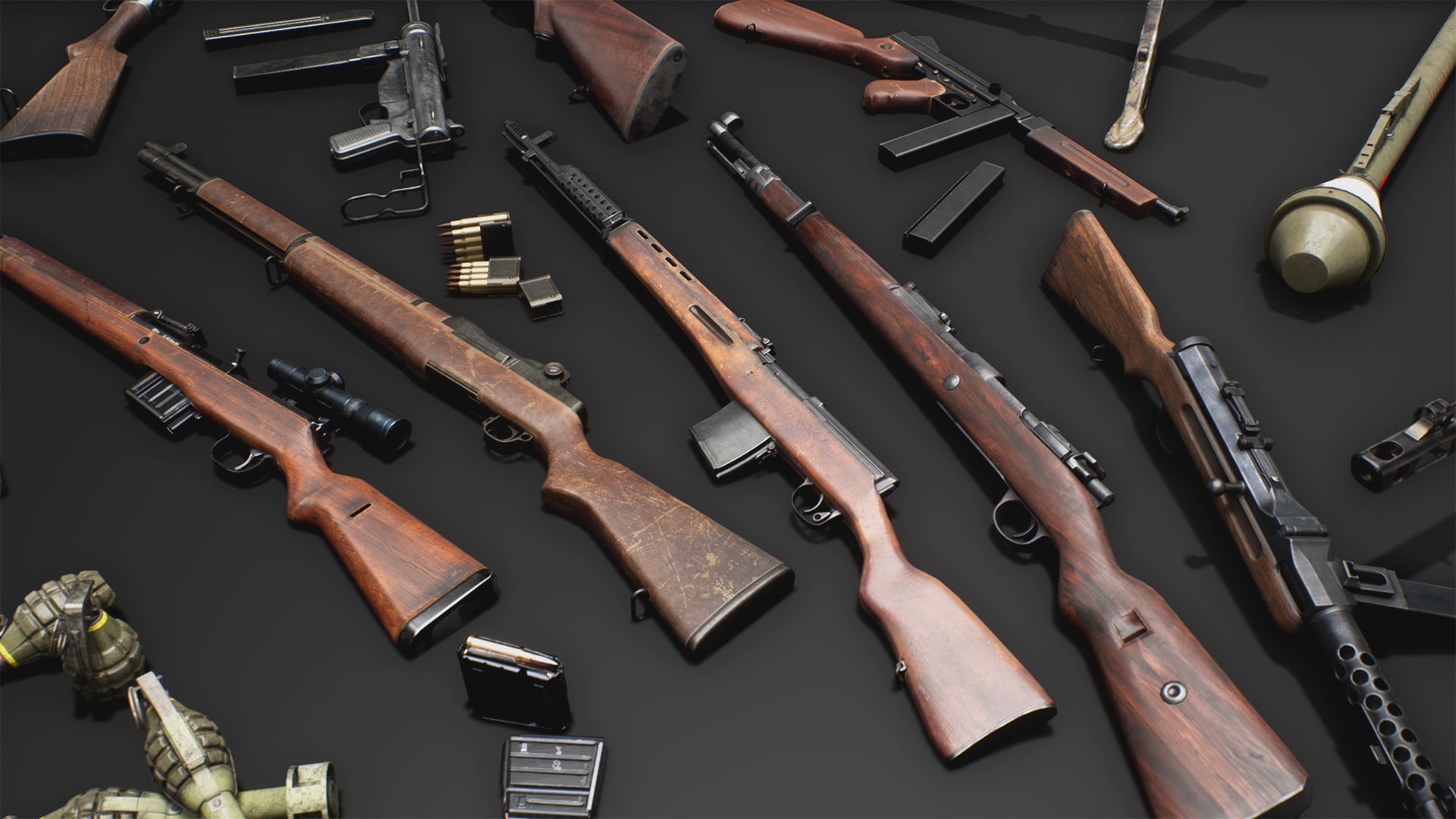 WW2 Mixed Weapon Mega Pack in Props - UE Marketplace