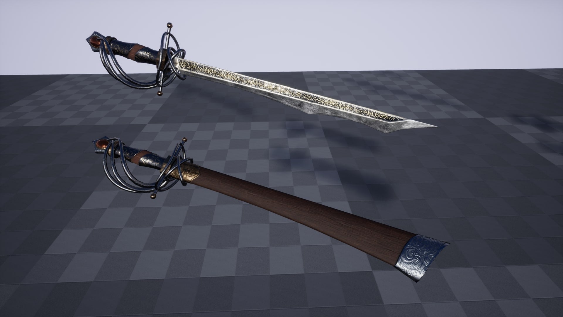 Modular one hand swords set part 2 in Weapons - UE Marketplace