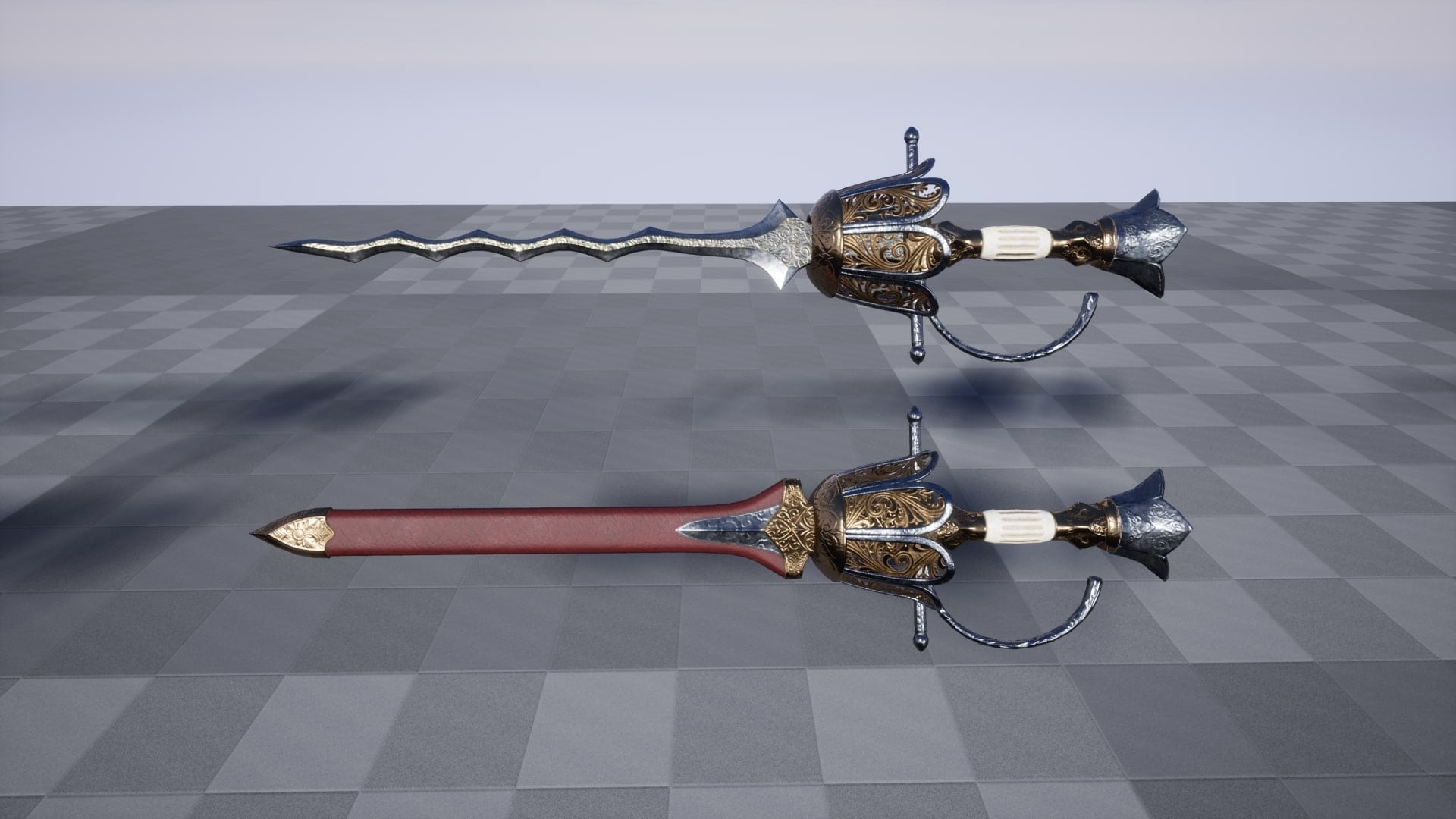 Modular one-handed short swords set part 2 in Weapons - UE Marketplace