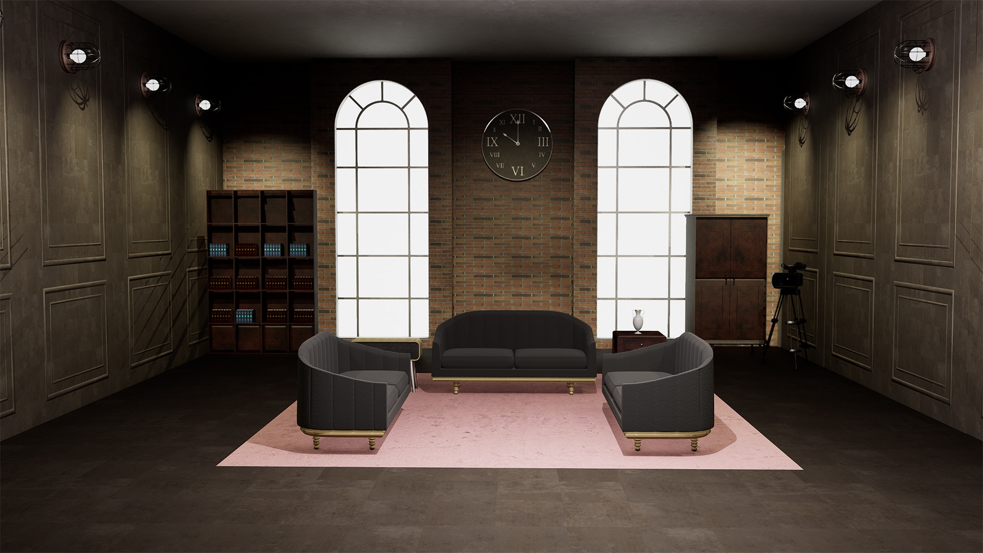 Mini virtual studio 4 different sets in Props - UE Marketplace