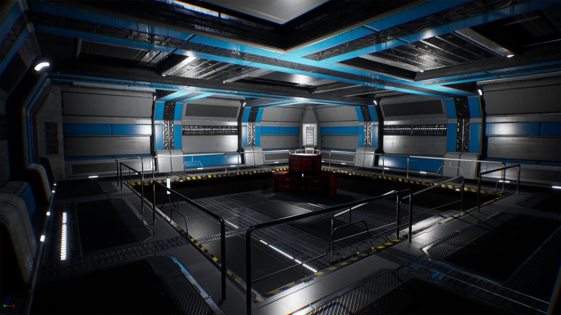 SCI-FI Modular Corridor in Environments - UE Marketplace