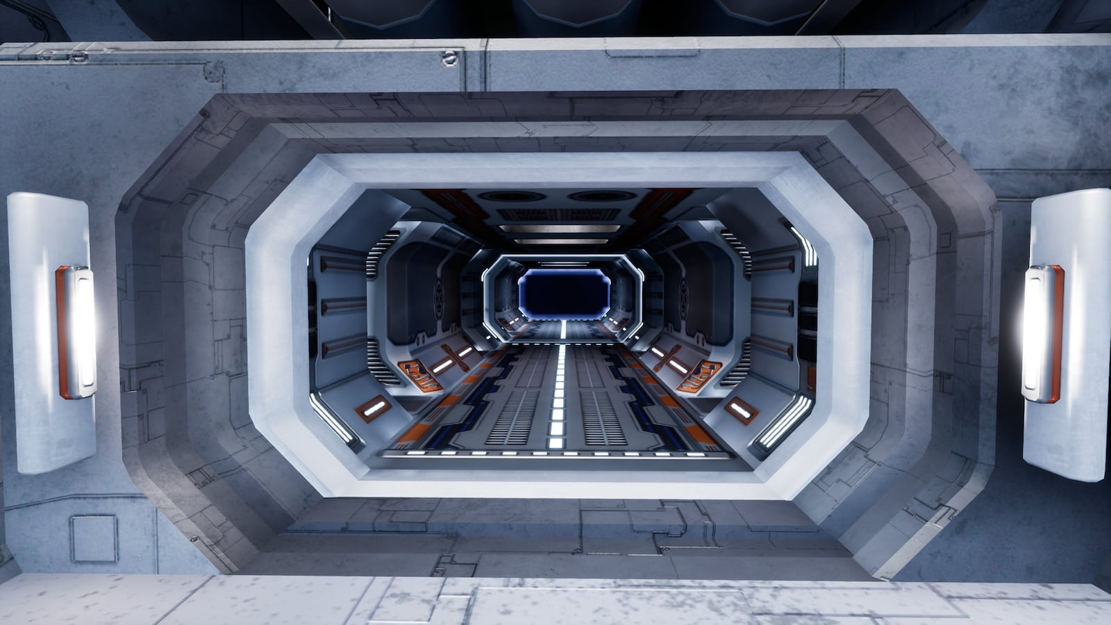 Sci-fi Hangar in Environments - UE Marketplace