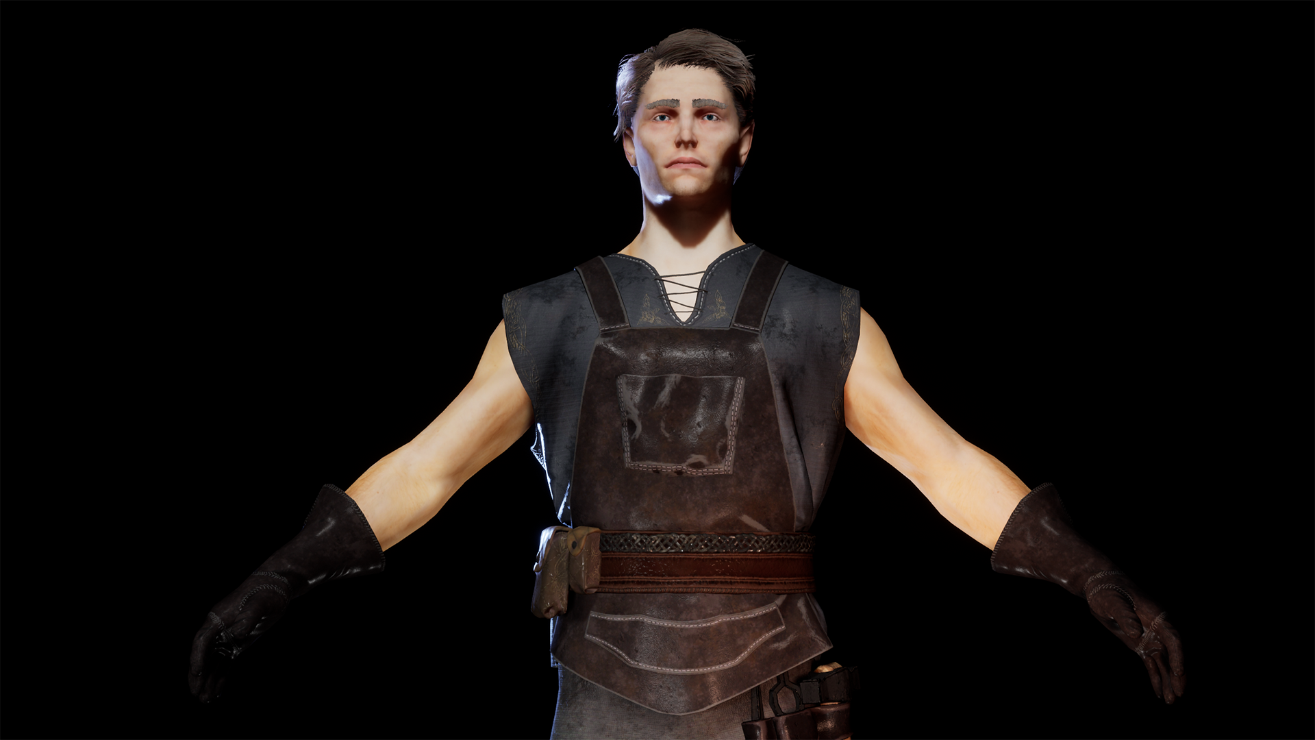 Elf Blacksmith in Characters - UE Marketplace