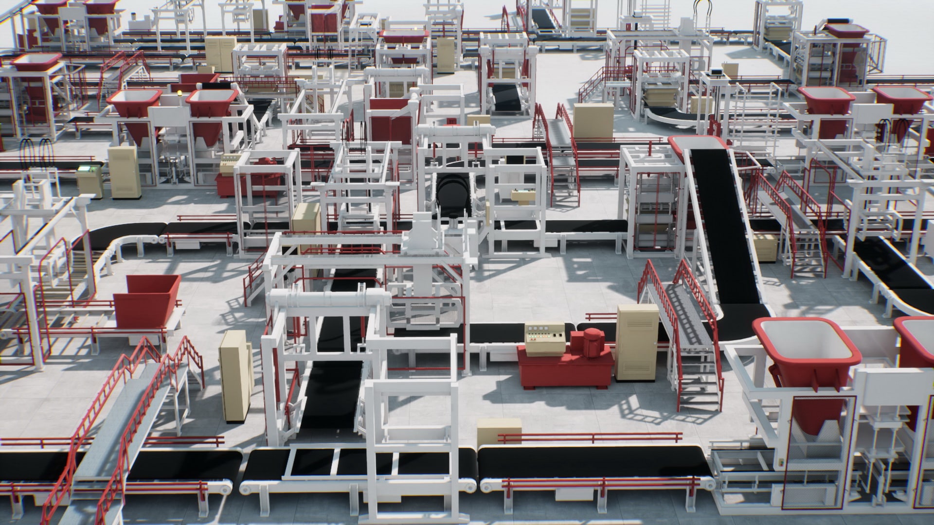 Modular production line in Environments - UE Marketplace