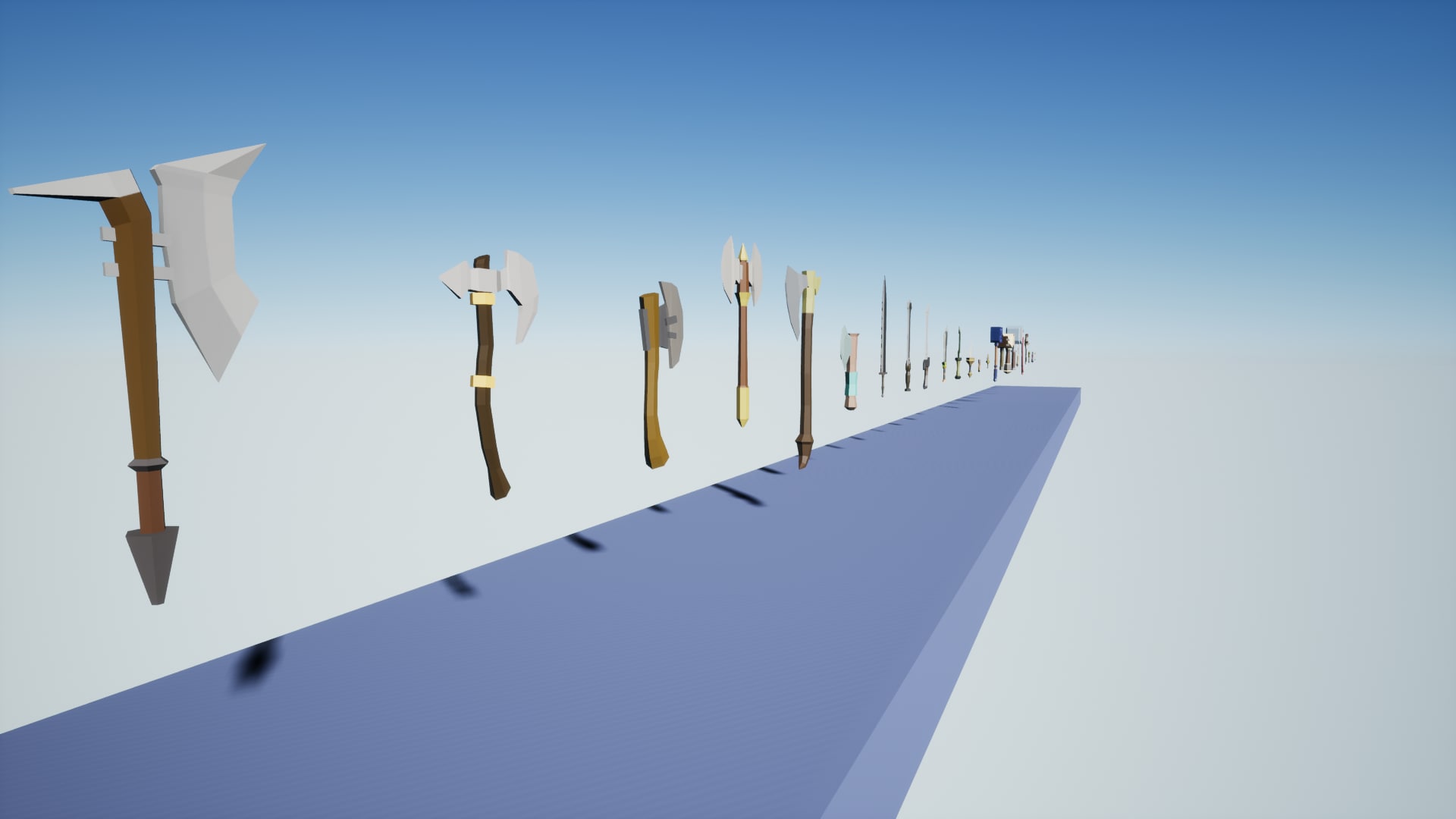 Low Poly Medieval Weapons in Weapons - UE Marketplace