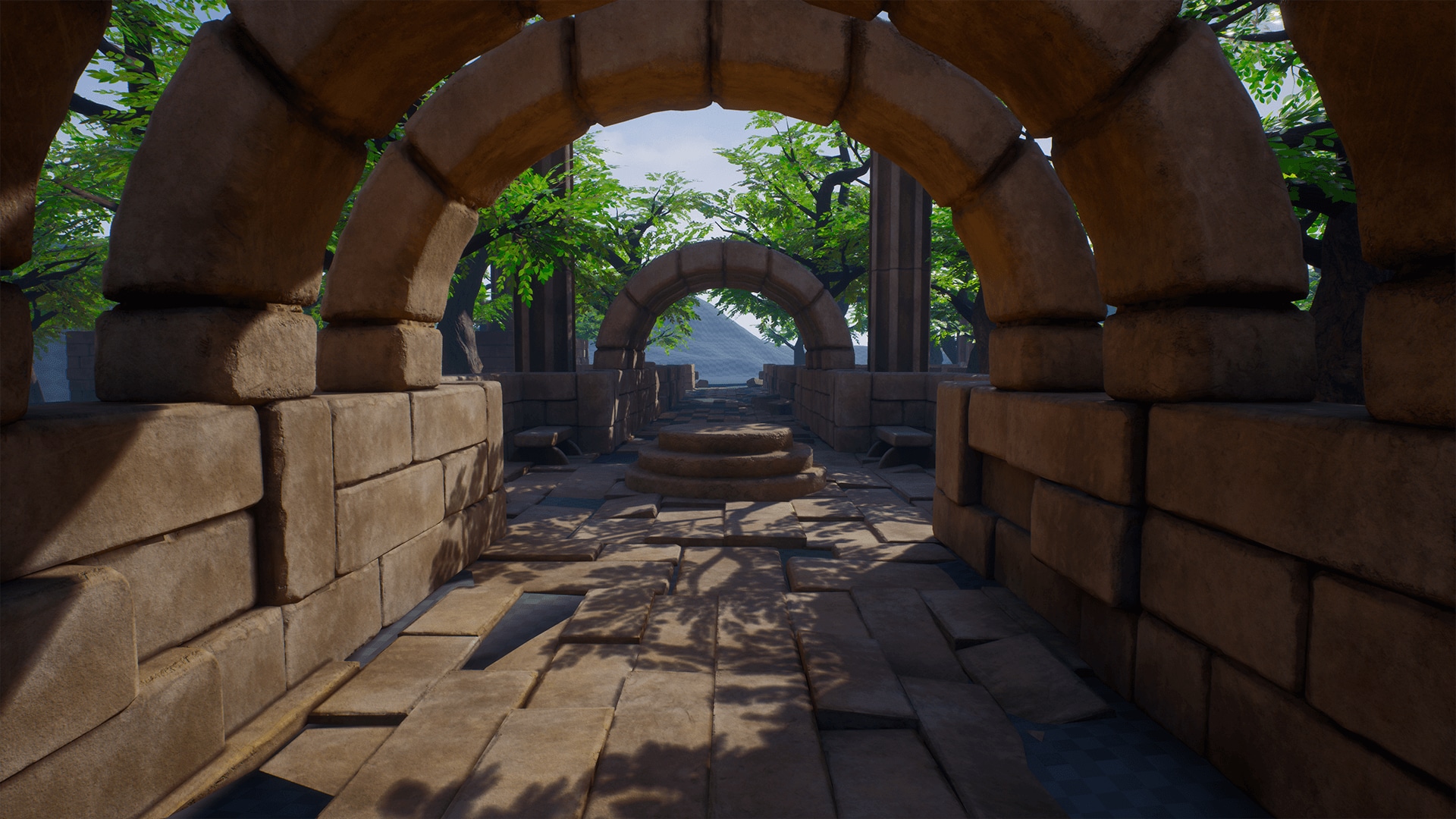 在道具创建的Sandstone Ruins - 虚幻引擎商城