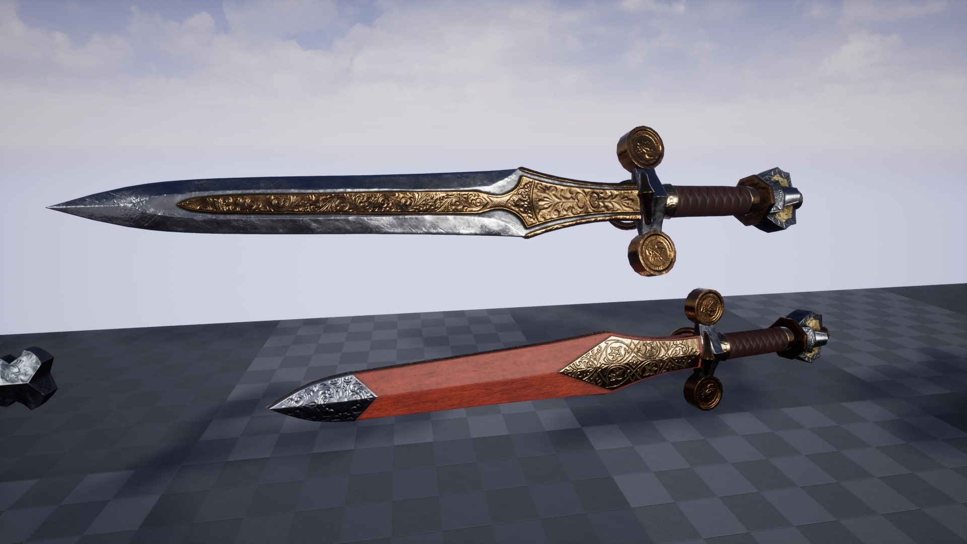 Modular one-handed short swords set part 1 in Weapons - UE Marketplace