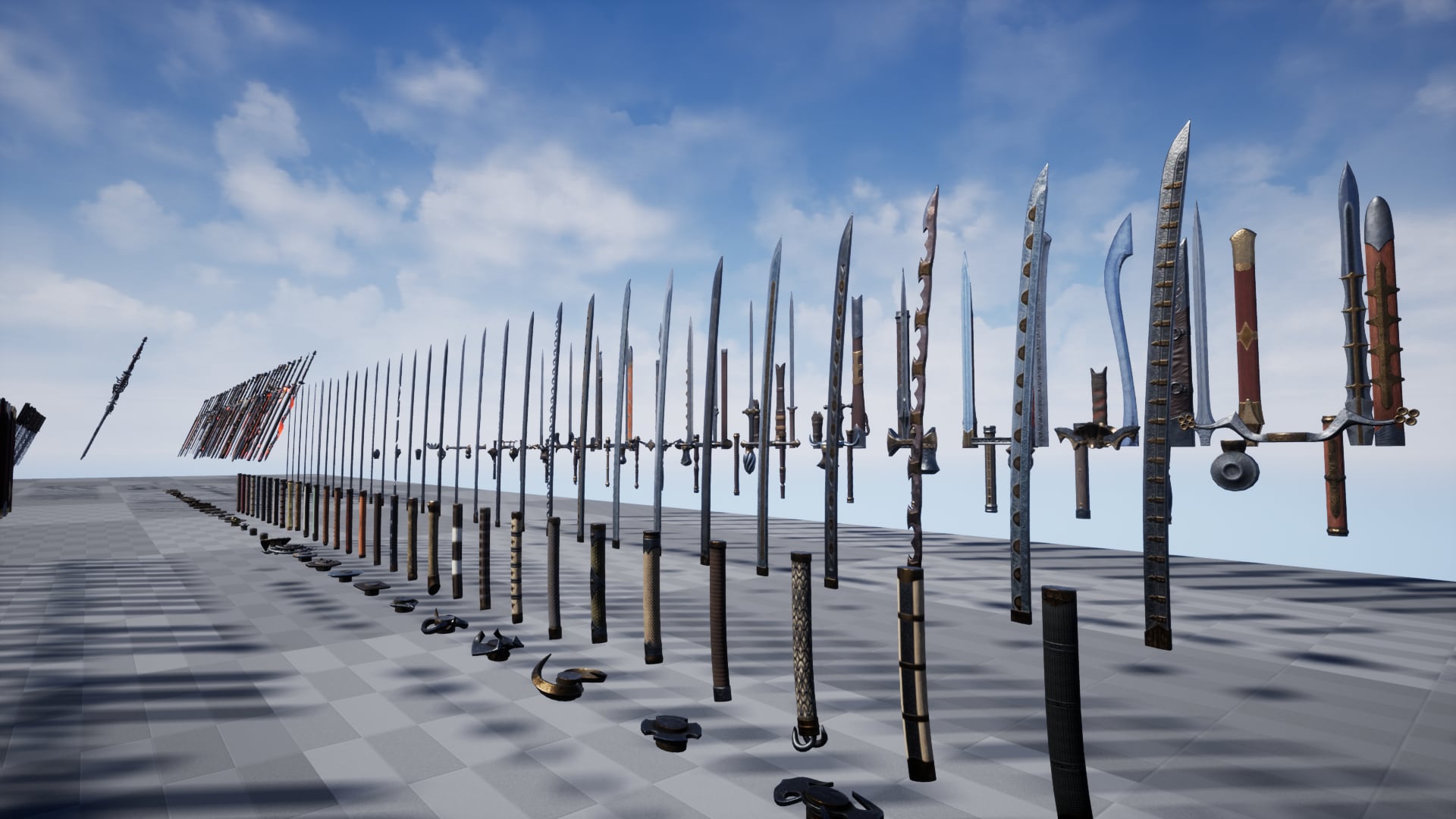 Large modular set of bladed weapons in Weapons - UE Marketplace