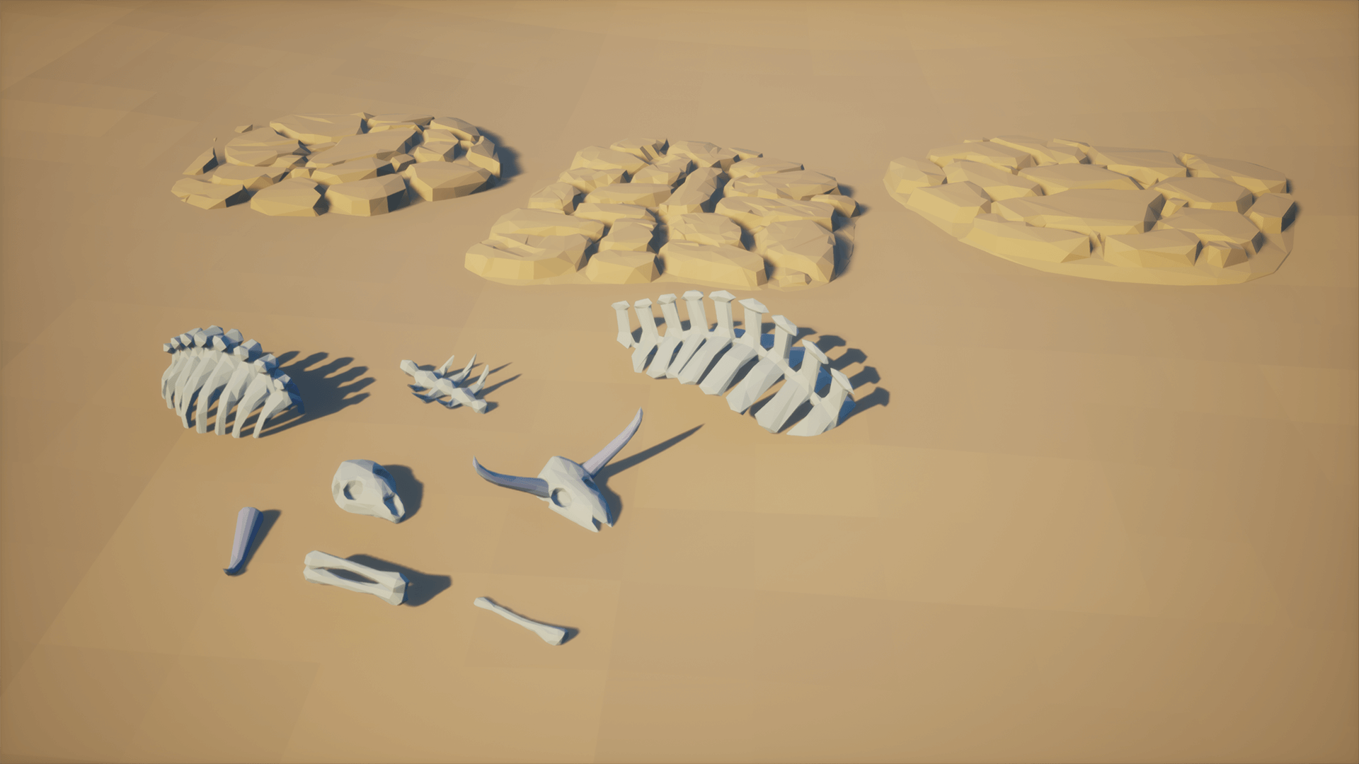 在环境创建的Desert - STS Lowpoly Nature Pack Vol.2 - 虚幻引擎商城