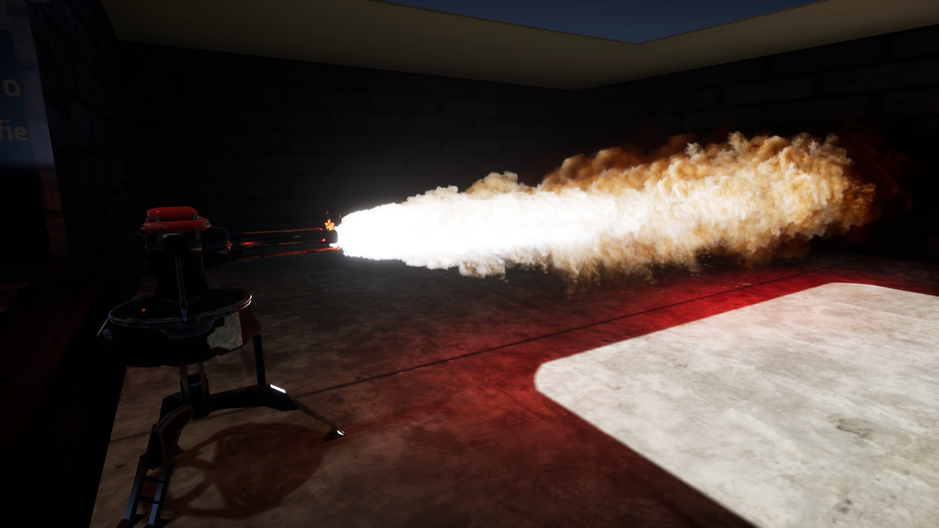 Automatic Flame Thrower Turret (45 degrees), 카테고리 블루프린트 - UE 마켓플레이스