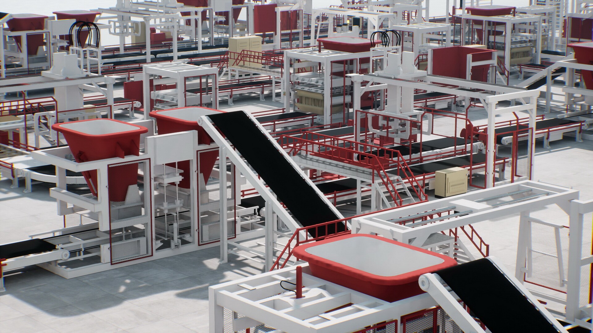 Modular production line in Environments - UE Marketplace