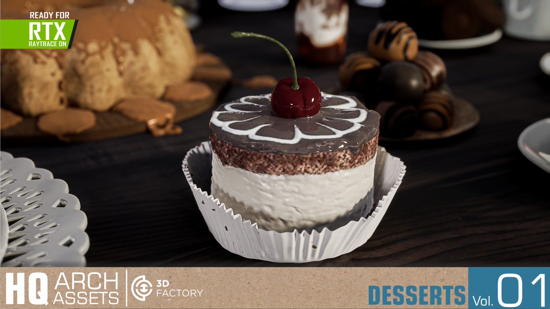 HQ Desserts Vol. 1 in Architectural Visualization - UE Marketplace