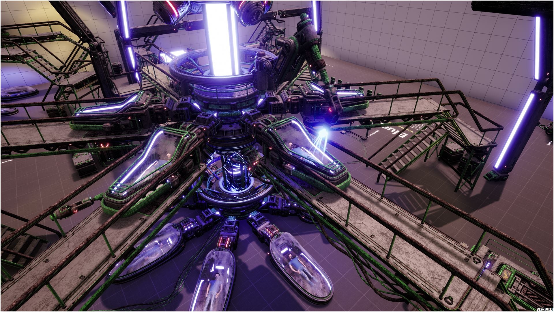 Sci Fi Cryogenic Pods in Blueprints - UE Marketplace