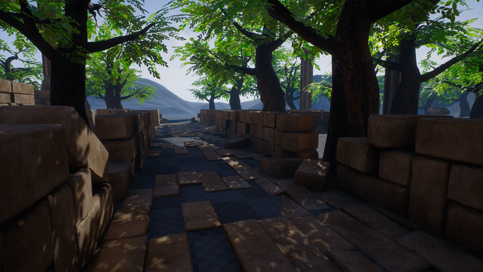 在道具创建的Sandstone Ruins - 虚幻引擎商城