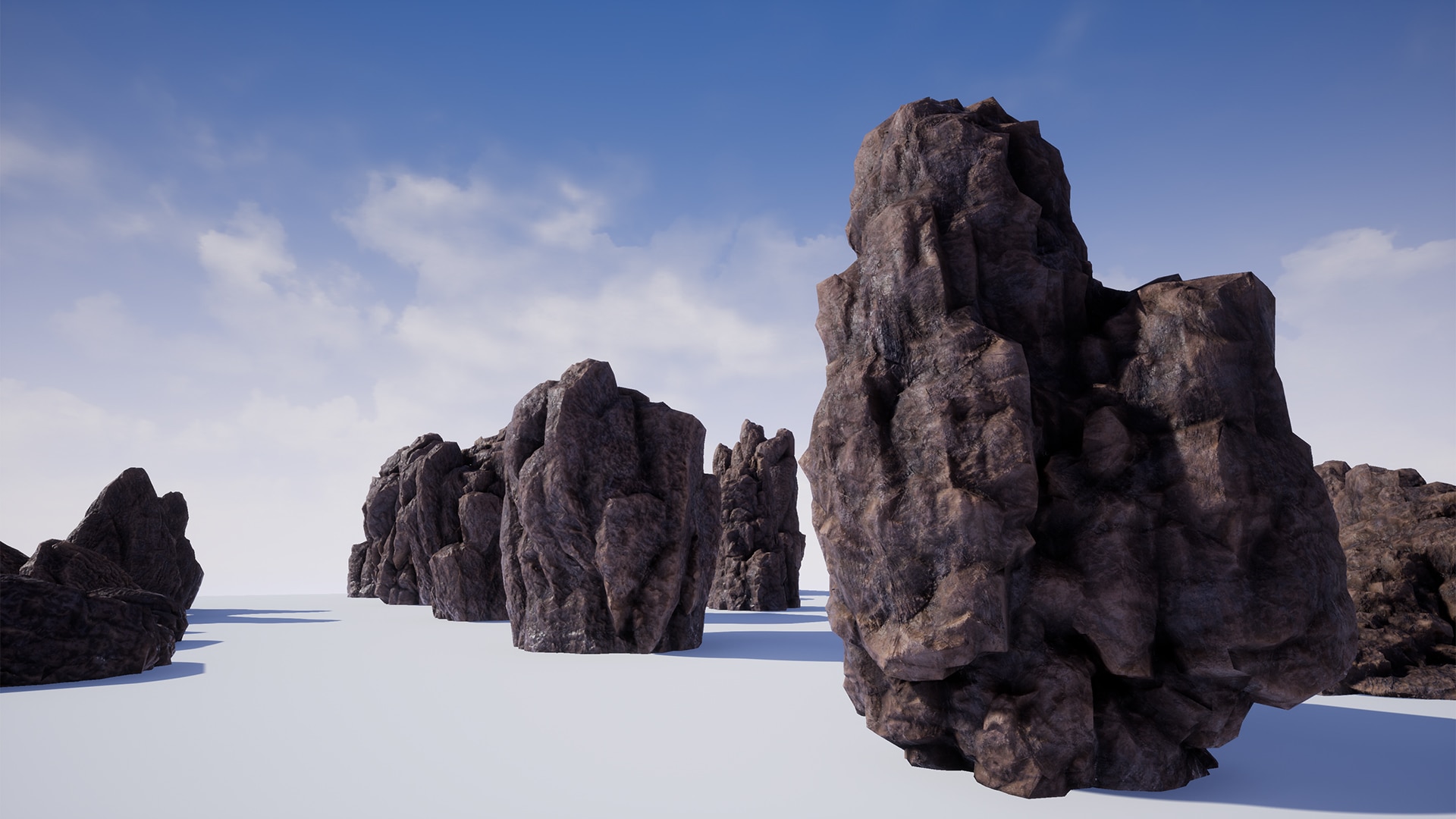 Pack of Customizable Stylized Rocks in Props - UE Marketplace