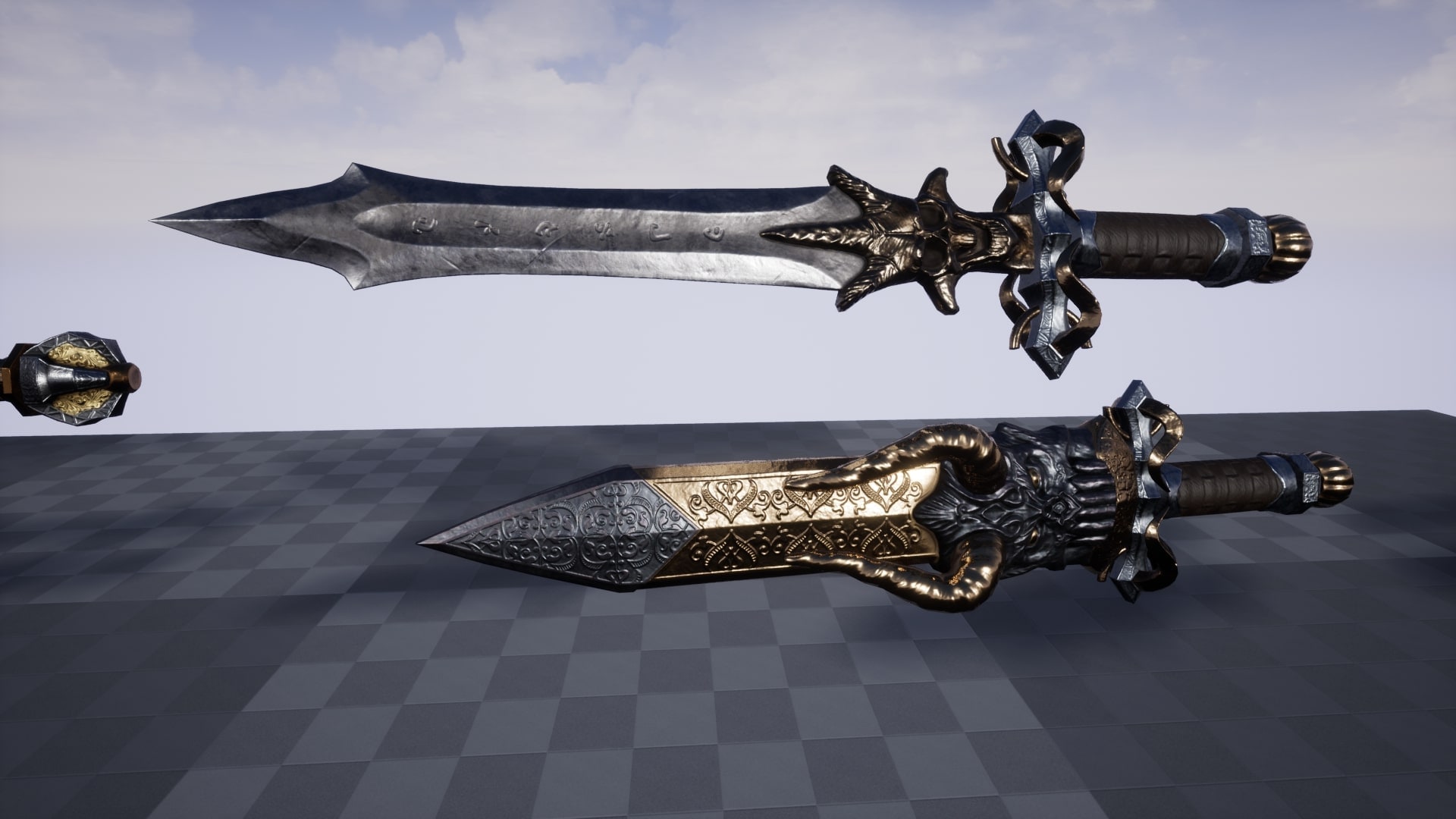 Modular one-handed short swords set part 1 in Weapons - UE Marketplace