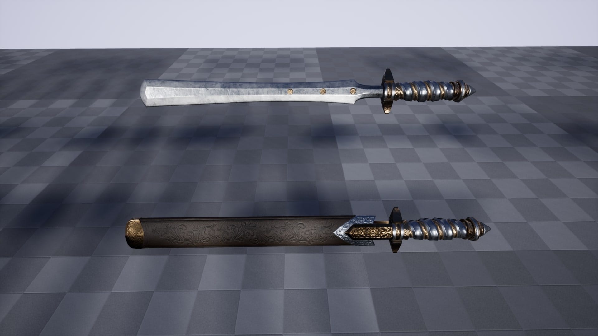 Modular one-handed short swords set part 3 in Weapons - UE Marketplace