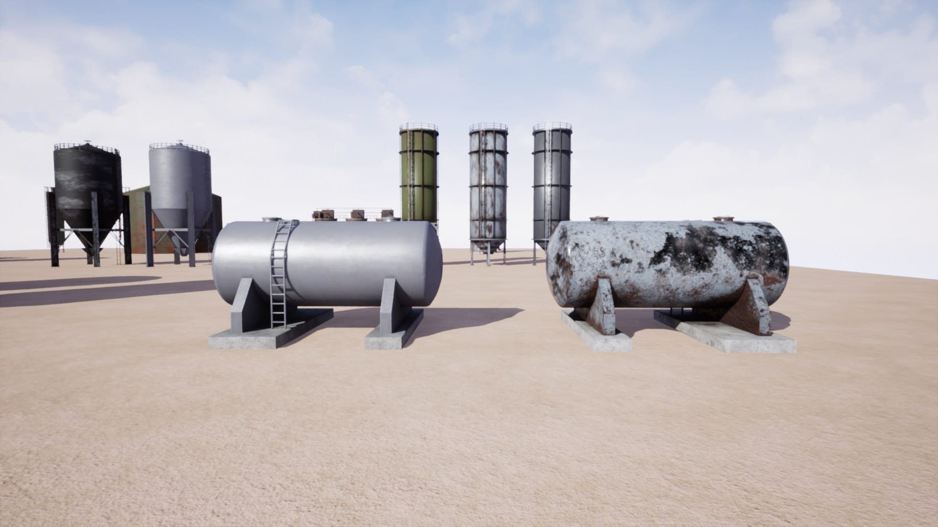 Silo Package in Props - UE Marketplace