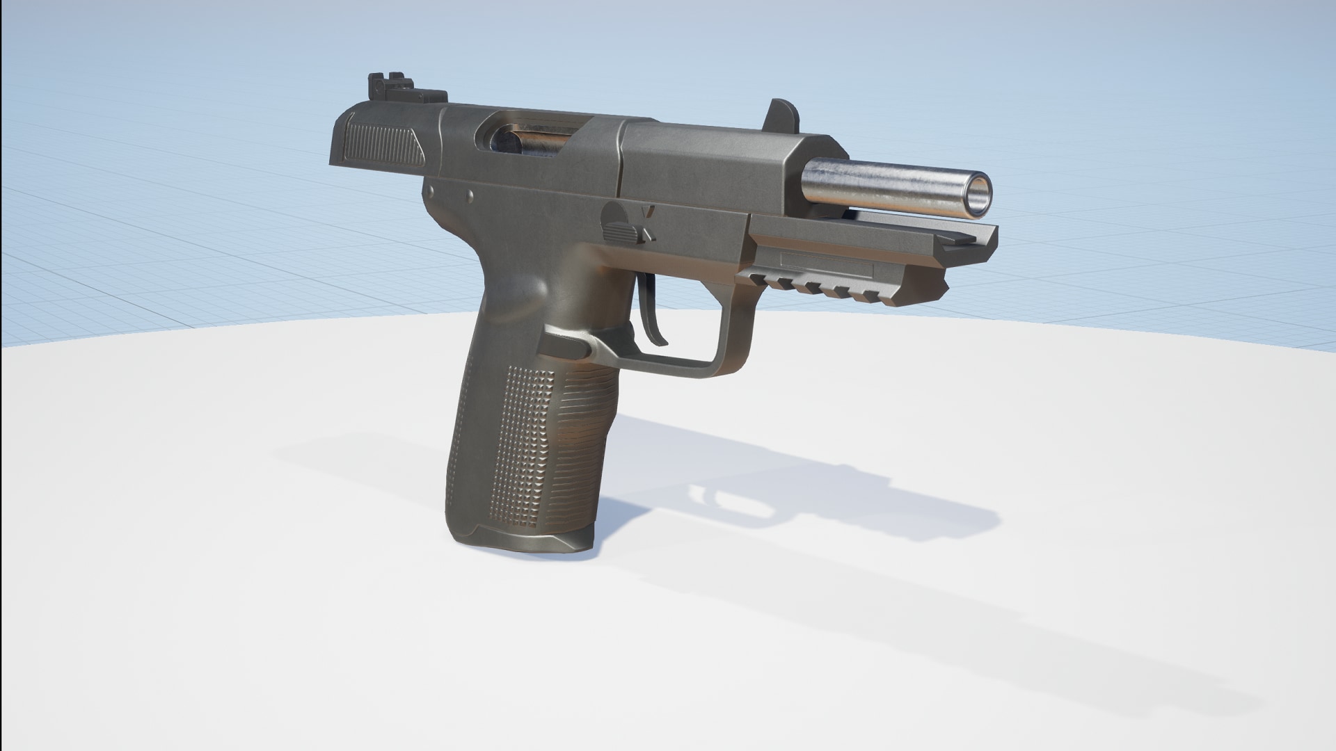 Textured 3D Pistol Model in Weapons - UE Marketplace