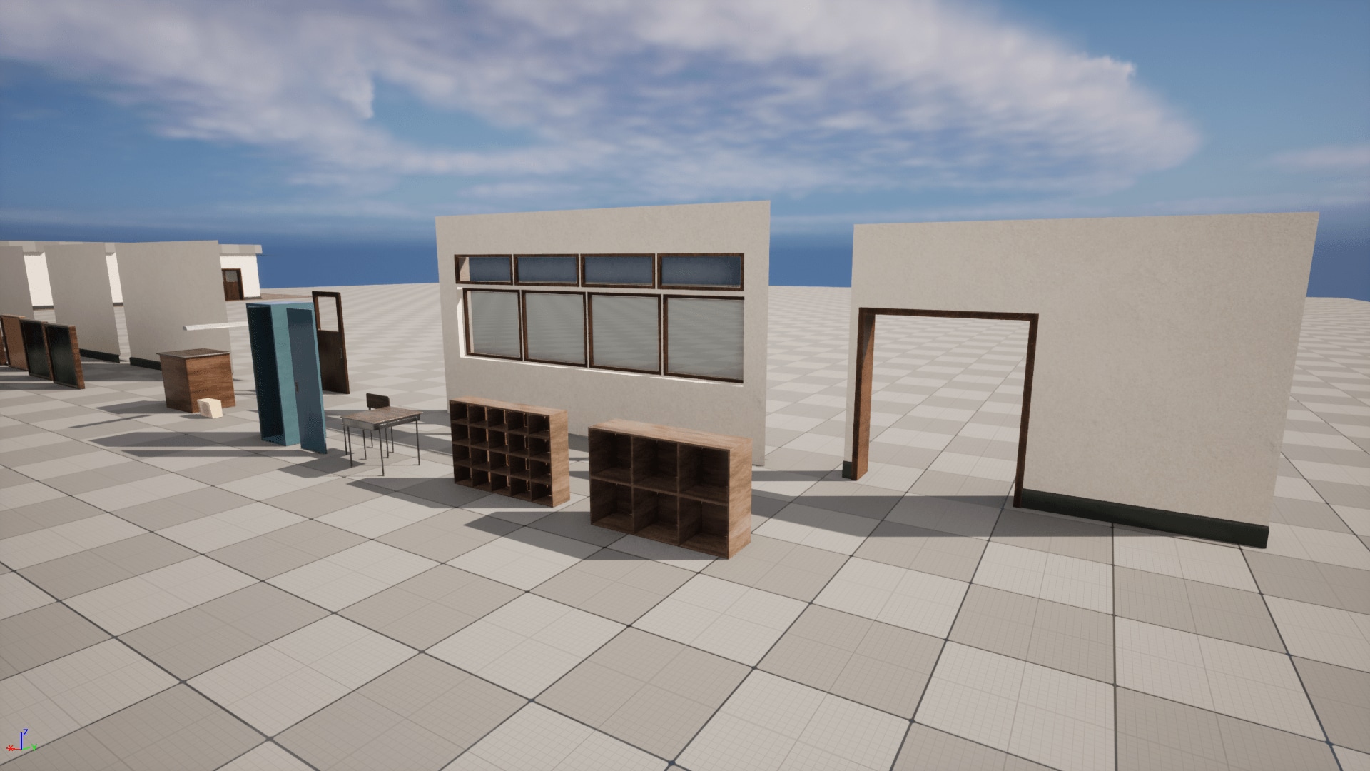 Japanese Classroom 1k & 2k Textures, 카테고리 소품 - UE 마켓플레이스