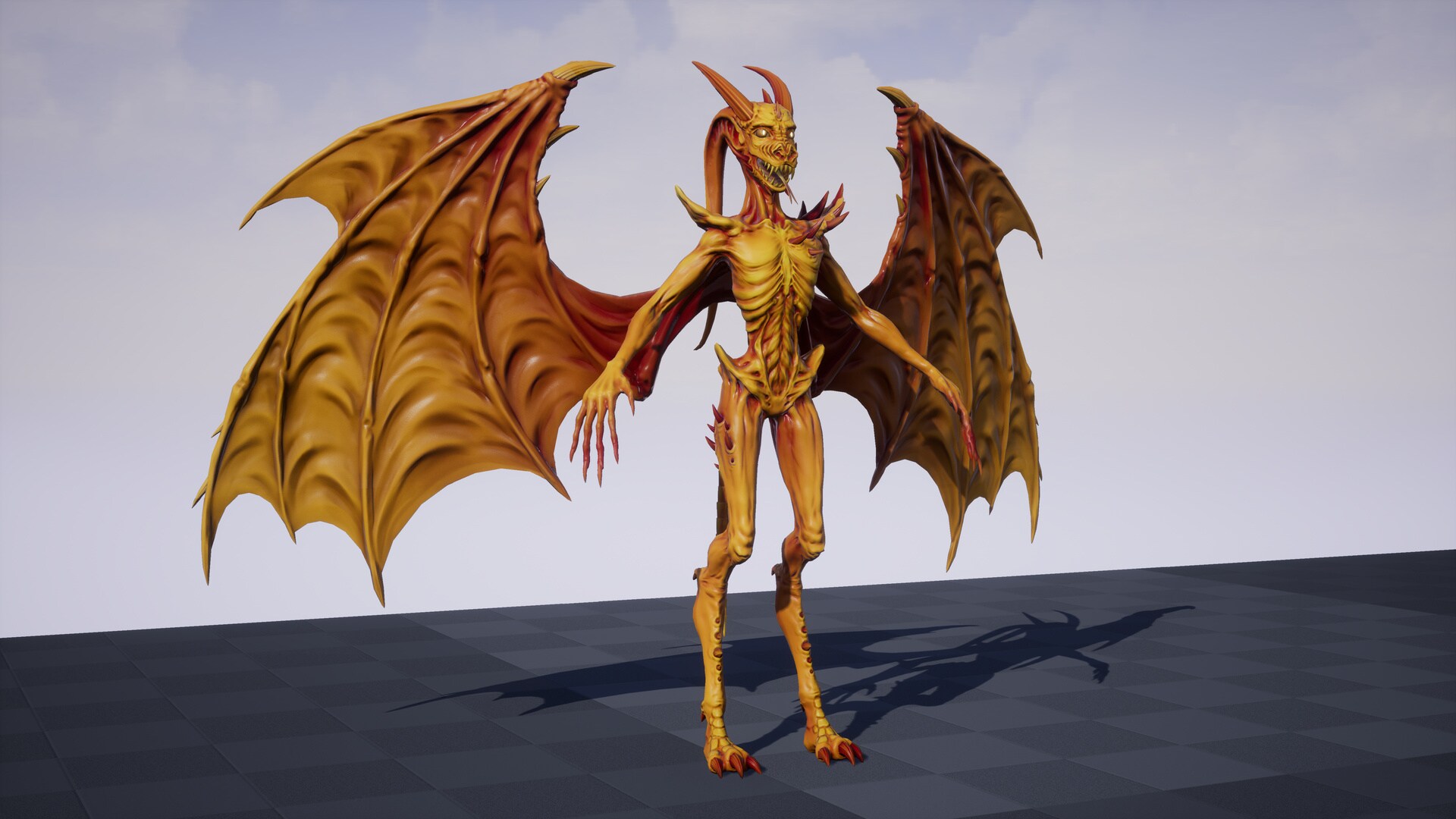 Flying Demon in Characters - UE Marketplace