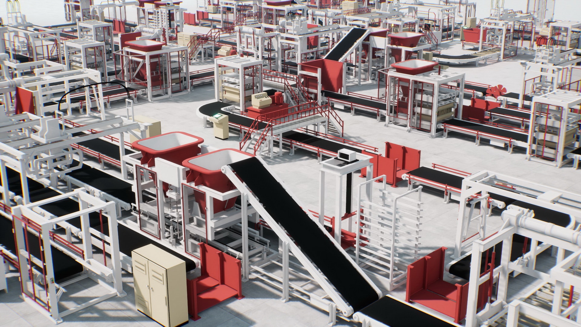 Modular production line in Environments - UE Marketplace