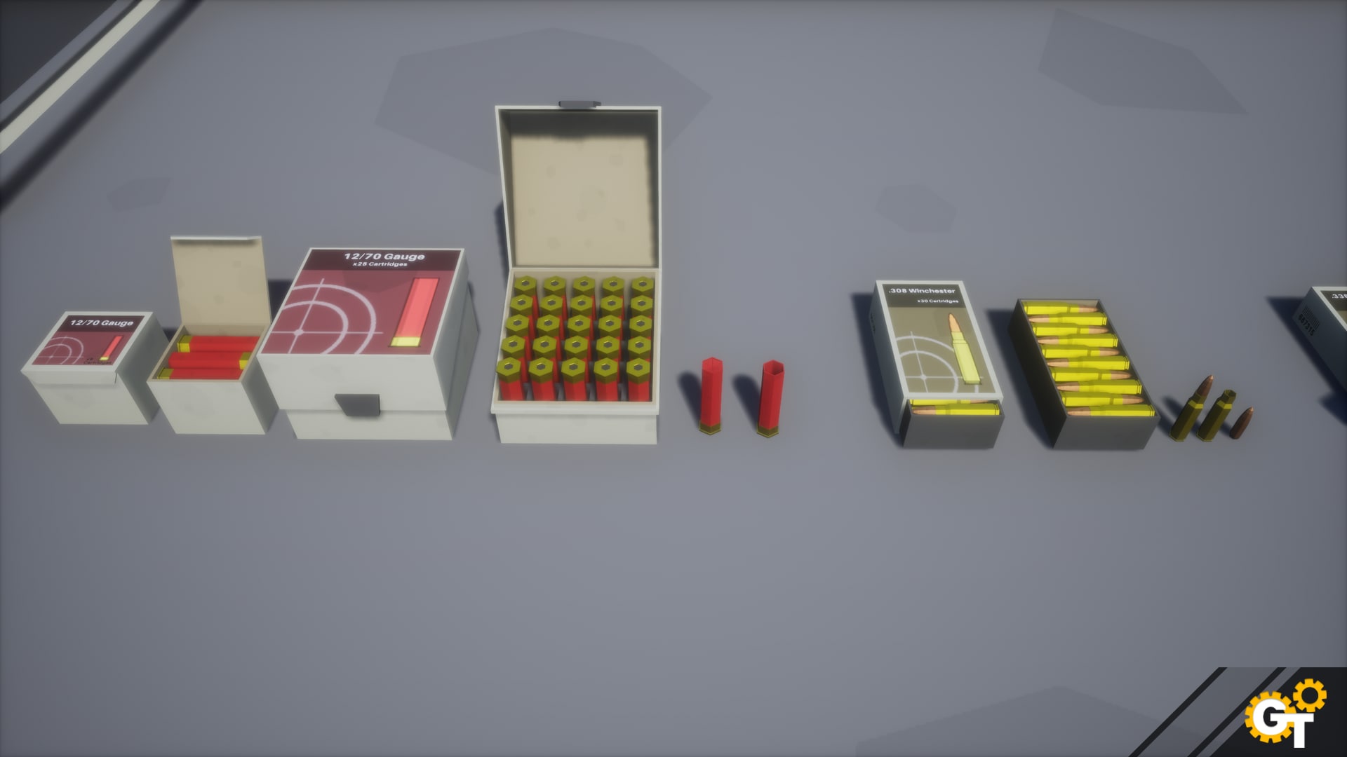Low Poly Ammo Bullets Pack in Props - UE Marketplace