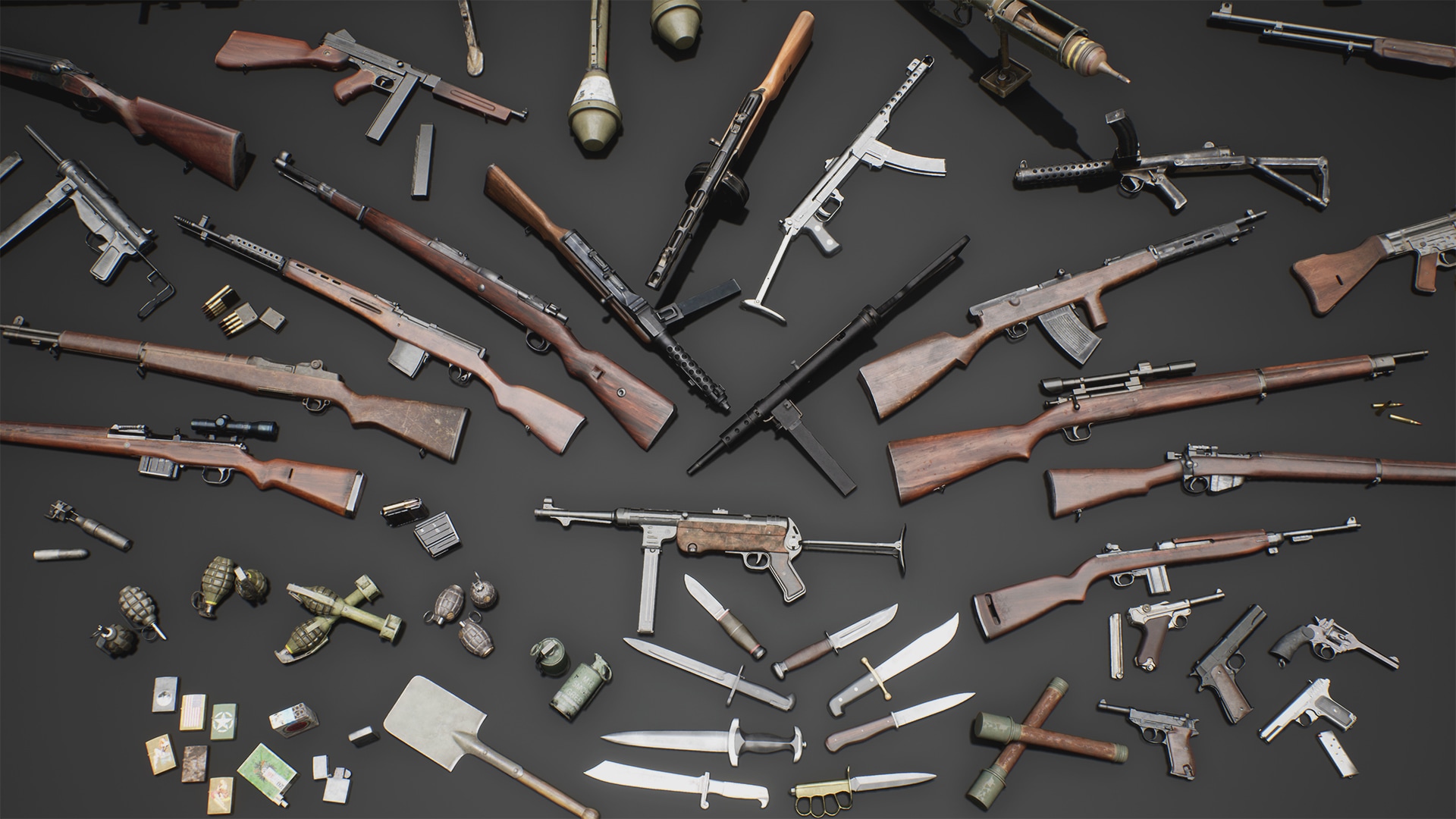 WW2 Mixed Weapon Mega Pack in Props - UE Marketplace
