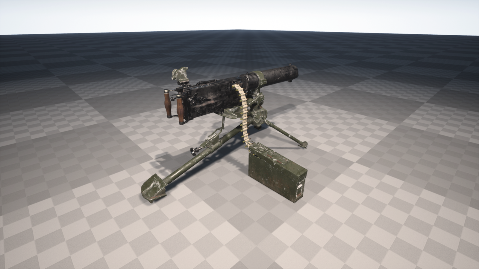 German Heavy Machinegun MG08 in Weapons - UE Marketplace