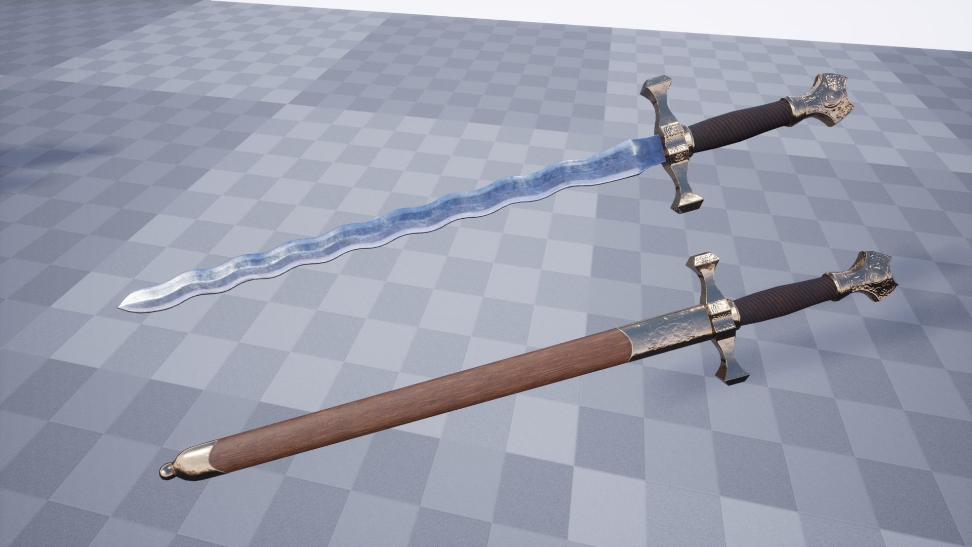 Modular one hand swords set part 1 in Weapons - UE Marketplace