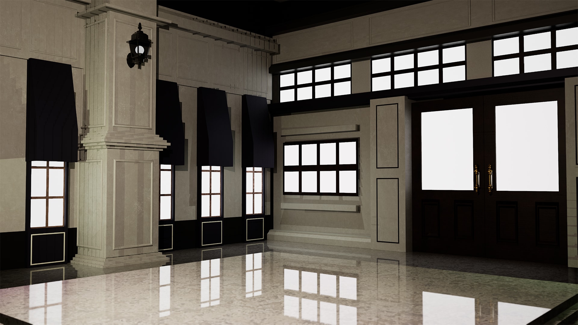 Mini virtual studio 4 different sets in Props - UE Marketplace