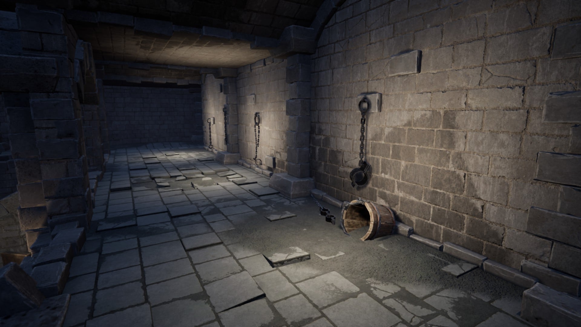 Fantasy Fort Prison with Torture Room in Environments - UE Marketplace