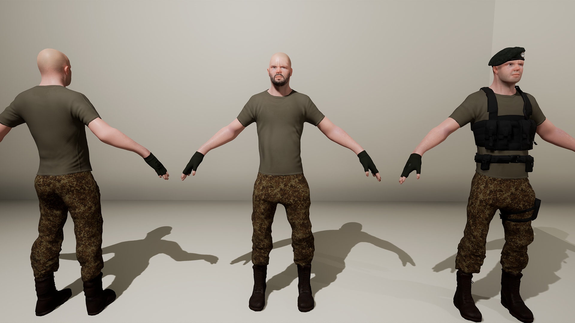 The Lieutenant in Characters - UE Marketplace