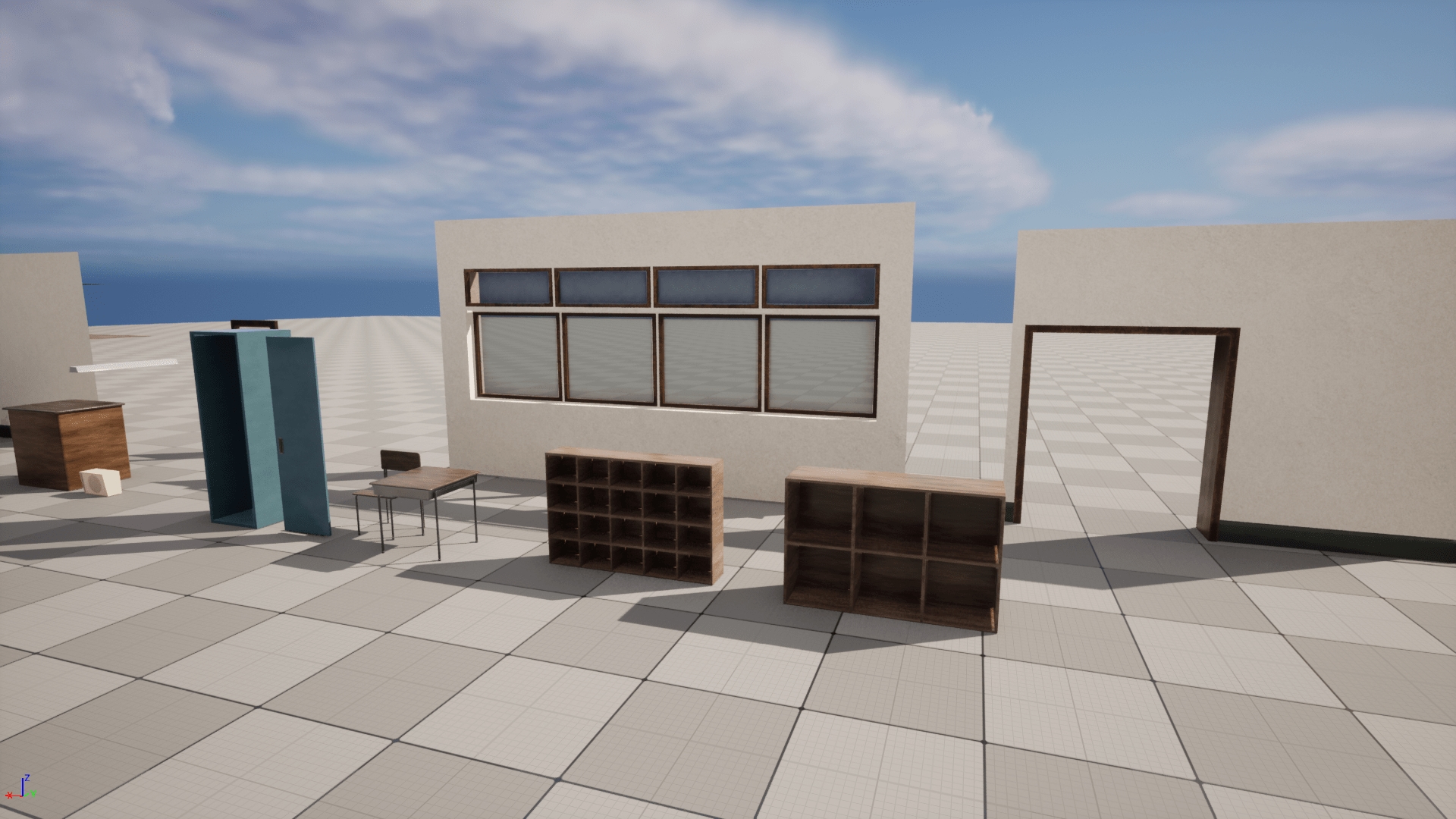 Japanese Classroom 1k & 2k Textures, 카테고리 소품 - UE 마켓플레이스