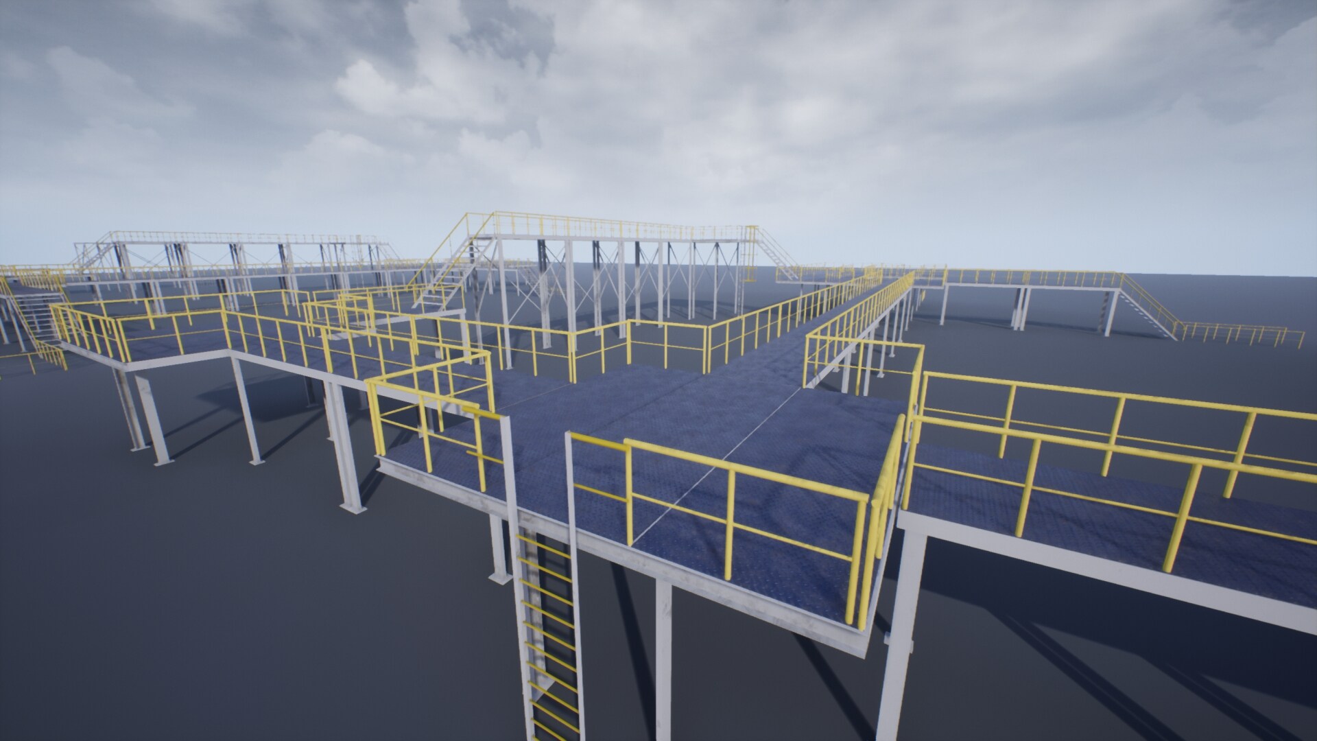Industrial 20 Ft Steel Platforms