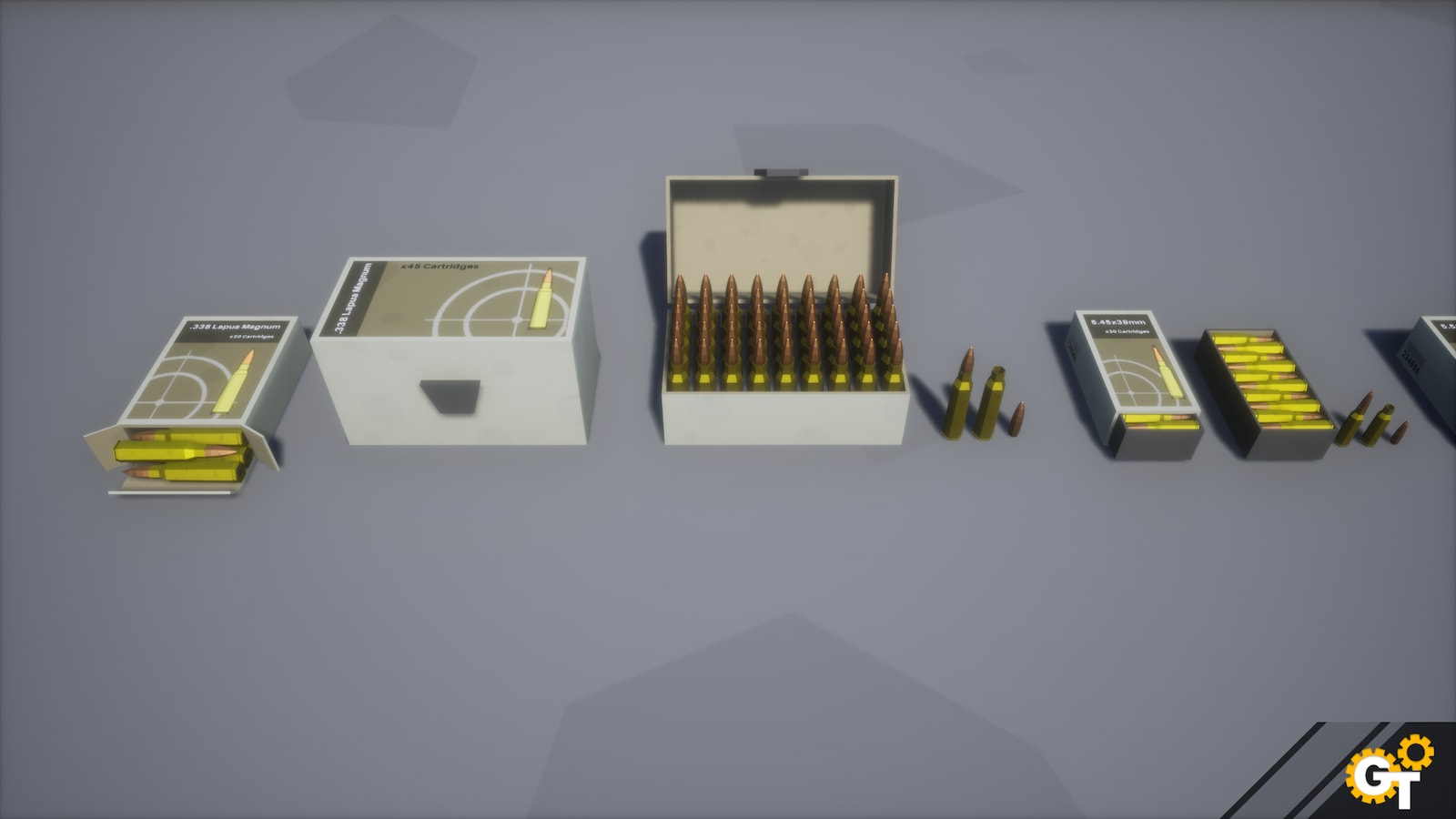 Low Poly Ammo Bullets Pack in Props - UE Marketplace