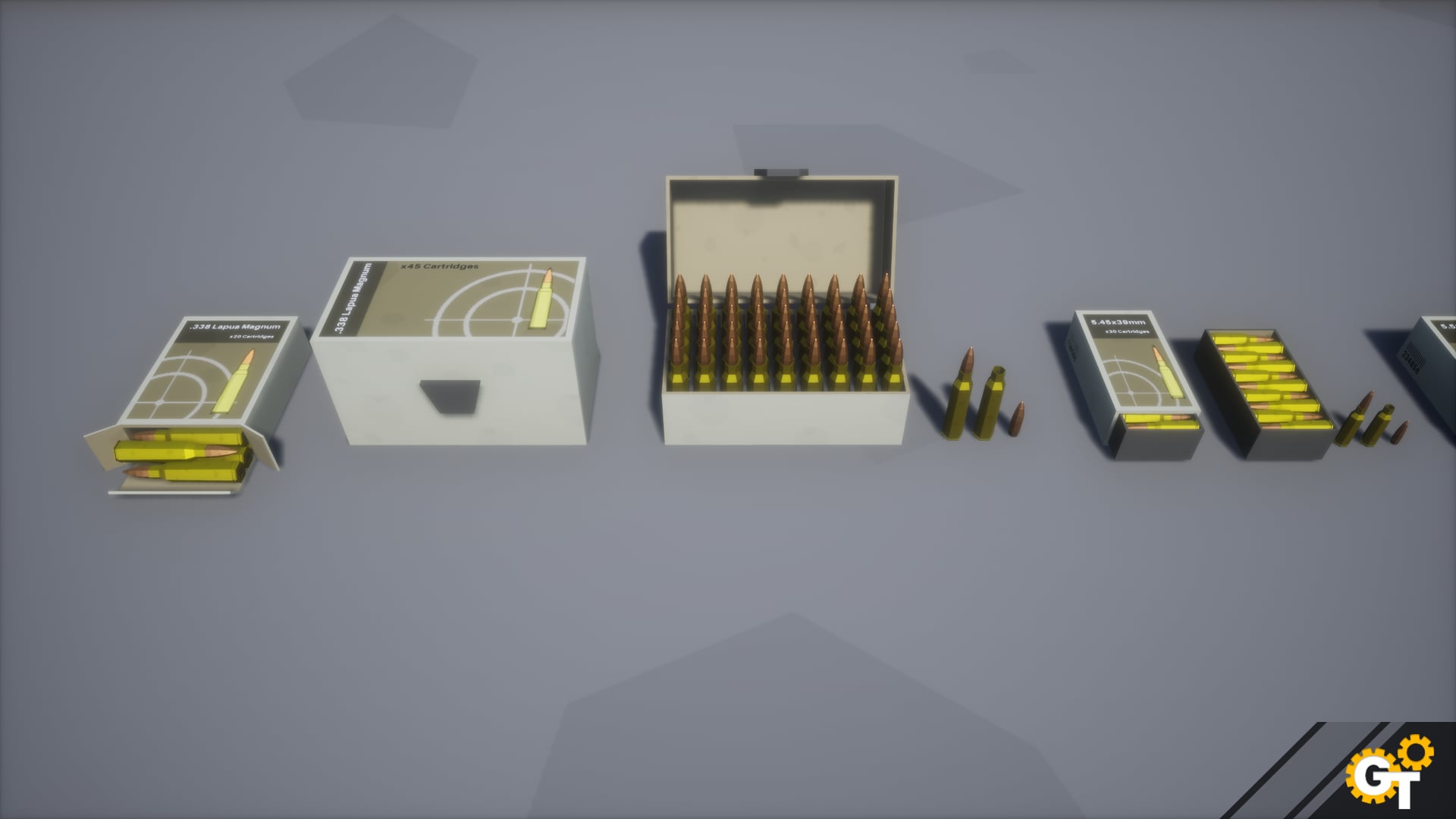 Low Poly Ammo Bullets Pack in Props - UE Marketplace